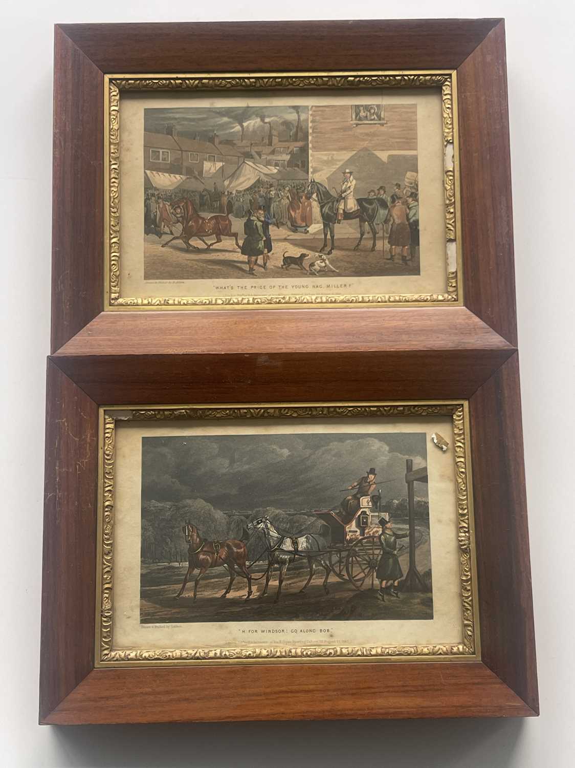 After Henry Alken, 'H. For Windsor! Go Along Bob', 'The Race for the ...