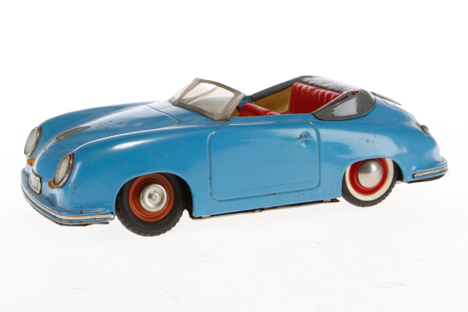 Distler Electromatic Porsche 7500, blau, RS, L 25,5, zum Herrichten