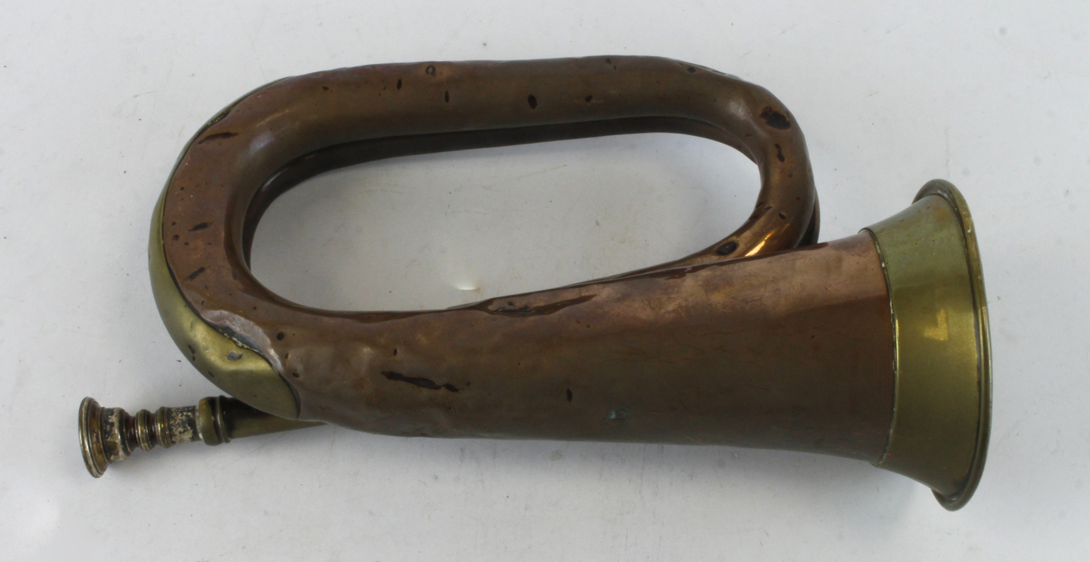 WW1 military marked 1917 dated bugle made by Boosey & Co.
