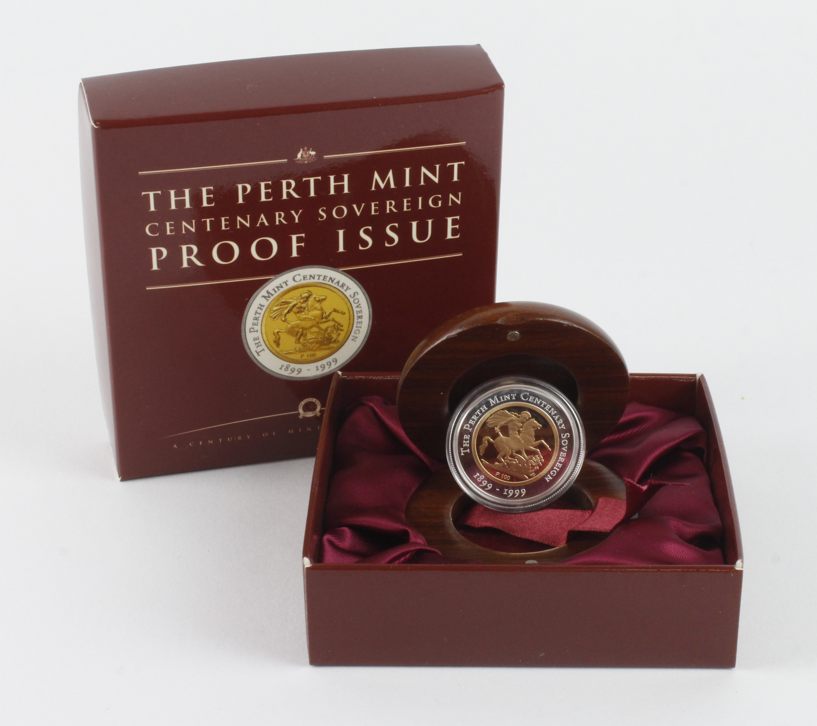 Australia Sovereign 1999 The Perth Mint Centenary Proof Issue Sovereign ...