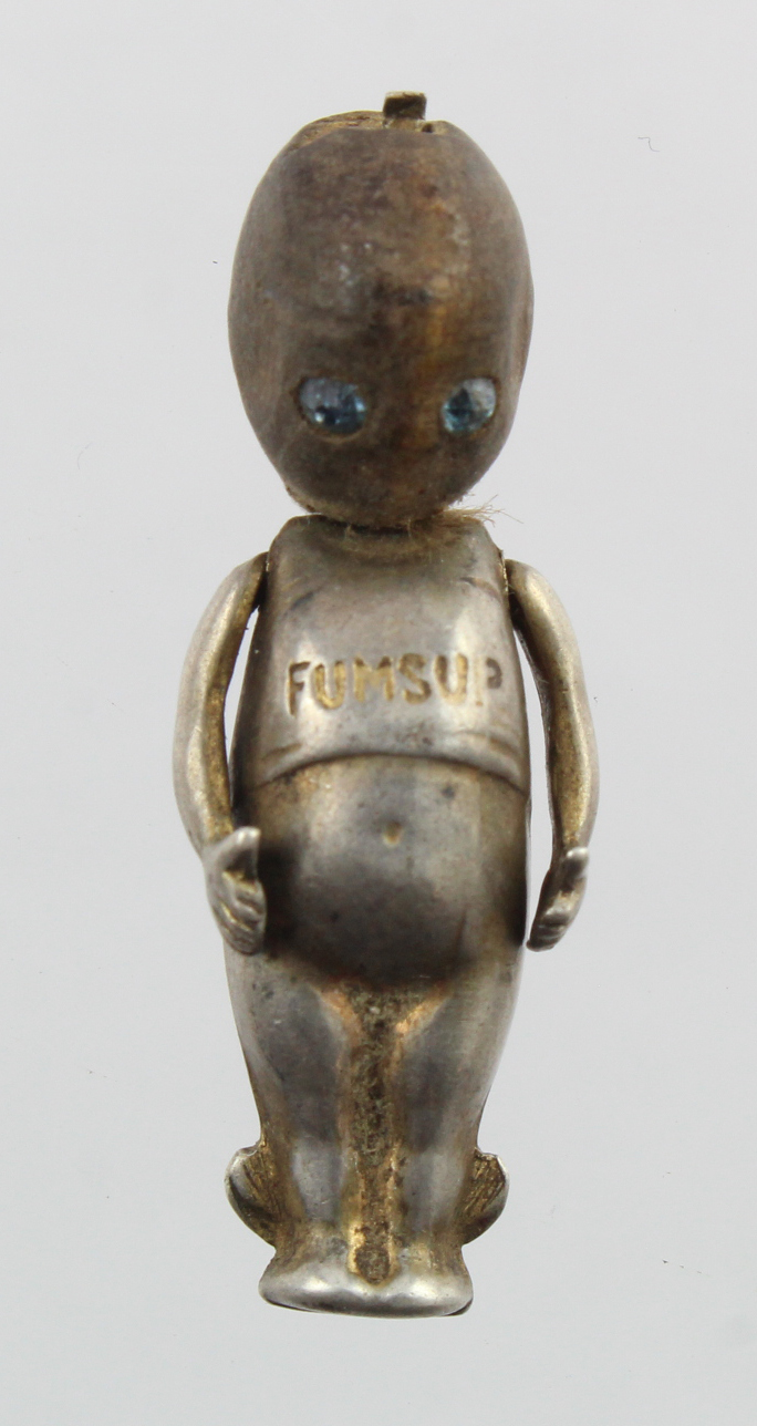 WW1 original 1914 Fumsup Touch Wood lucky charm doll