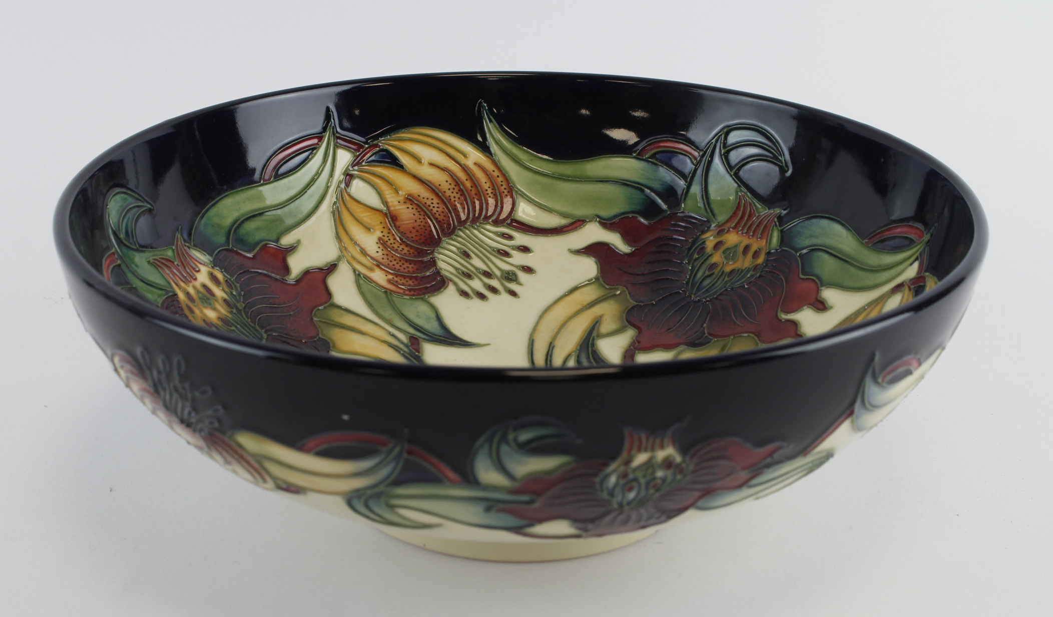 Moorcroft 'Anna Lily' pattern bowl, designed by Nicola Slaney, dated ...