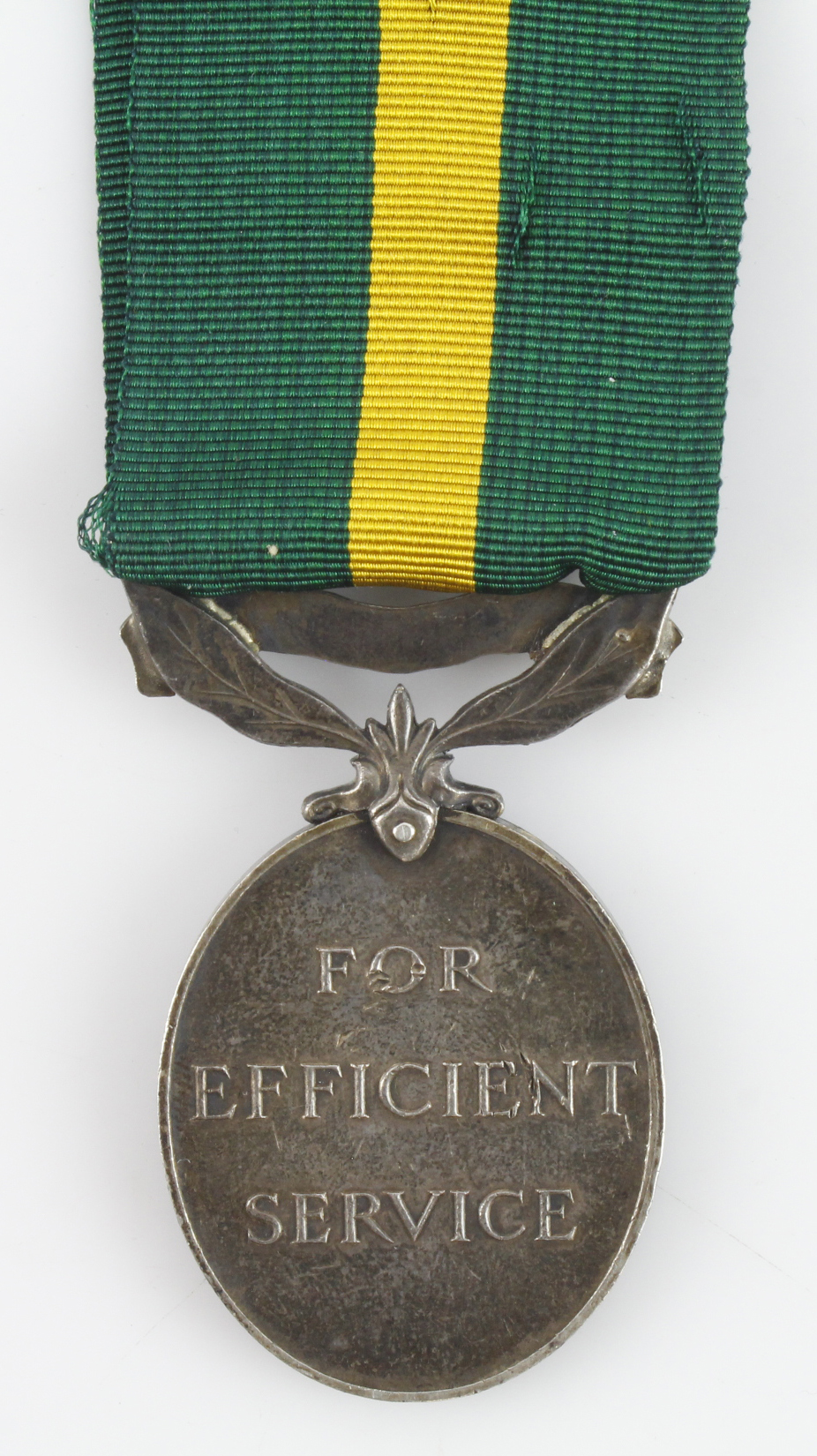 Efficiency Medal GVI with Territorial Clasp (915729 Gnr. H. Dodgson R.A.,)