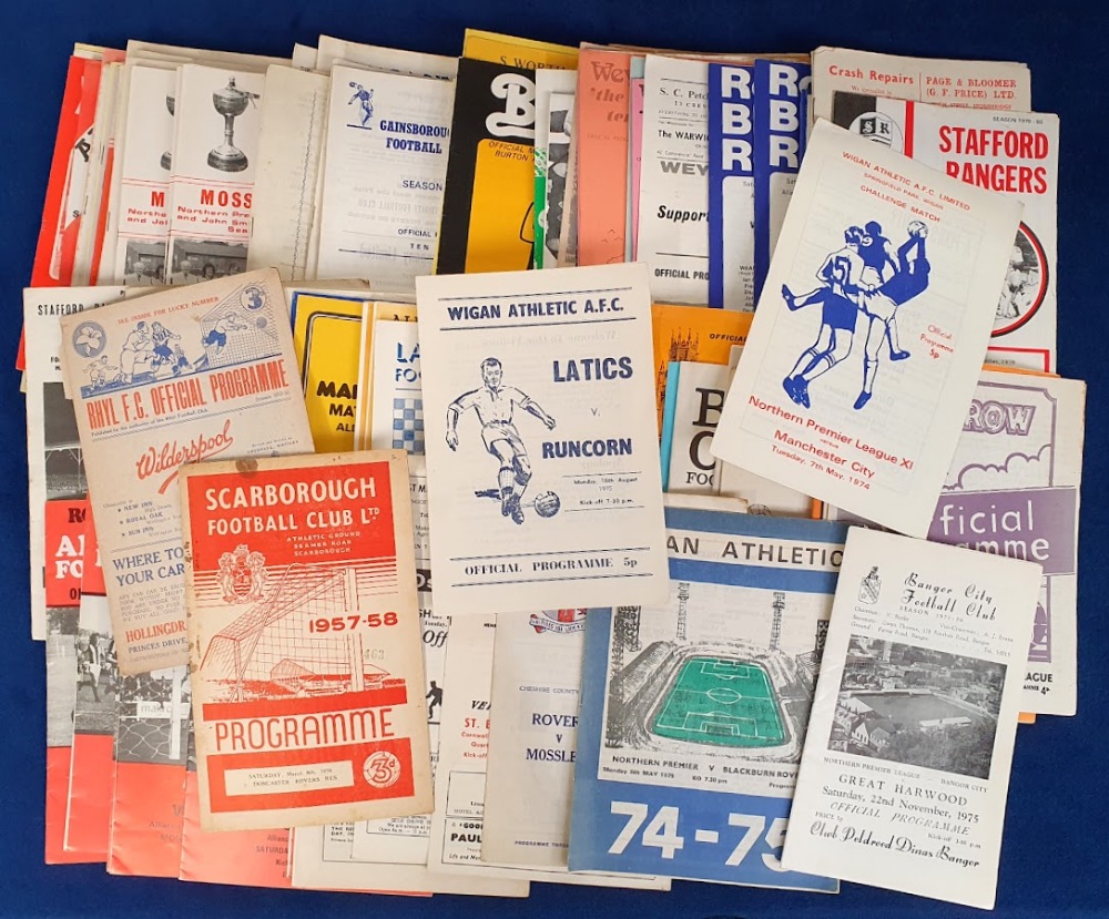 Football programmes, Non League selection, a collection of approx. 150 ...