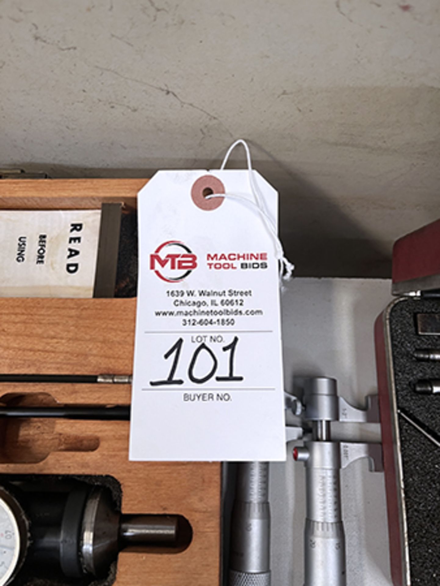 Blake Co-Ax Indicator, (3) Starrett Indicator Sets