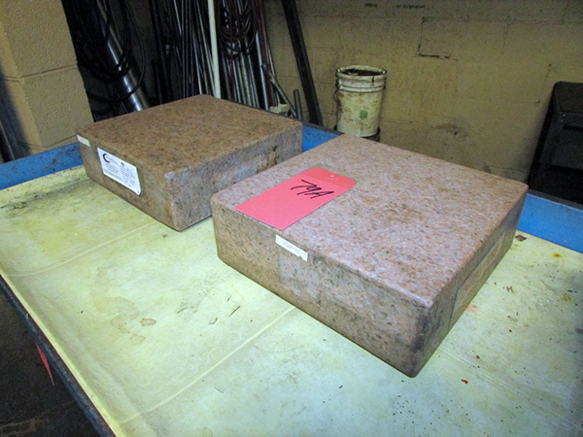 { Choice of lots: 79A } (2) Starrett 12"x12"x4" A-Grade Granite Surface ...