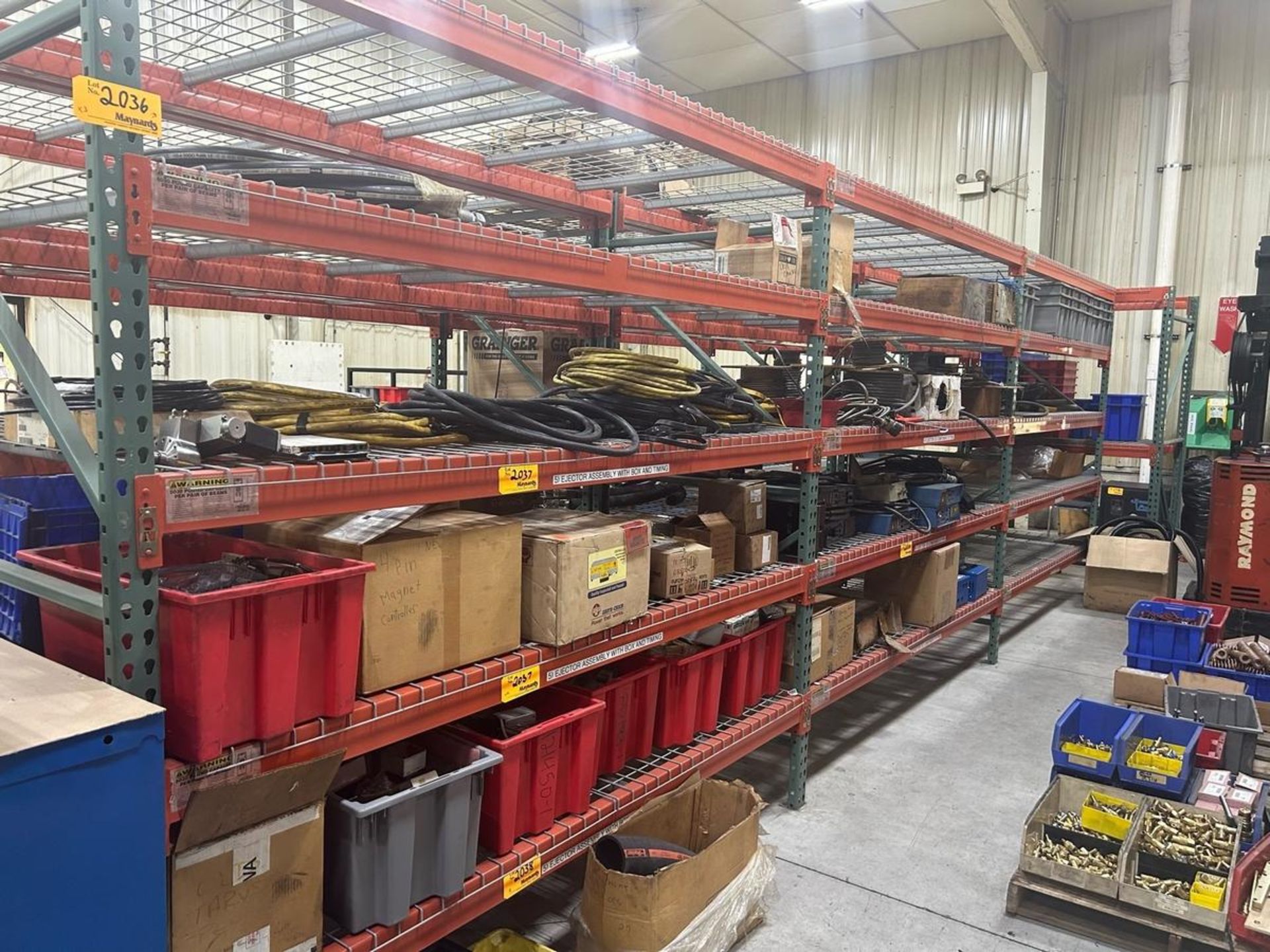 Heavy Duty Pallet Racking (3) Bays Heavy Duty Pallet Racking with (4 ...