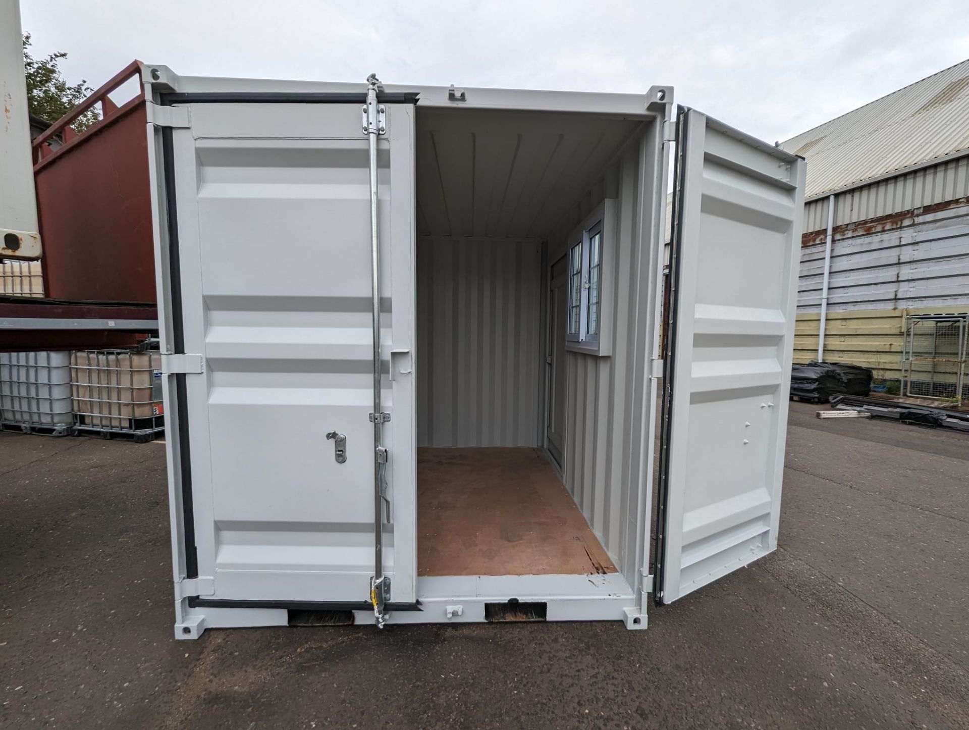 Unused 9ft Container with Side Door & Window Outer Size 2.74m x 2.2m x ...