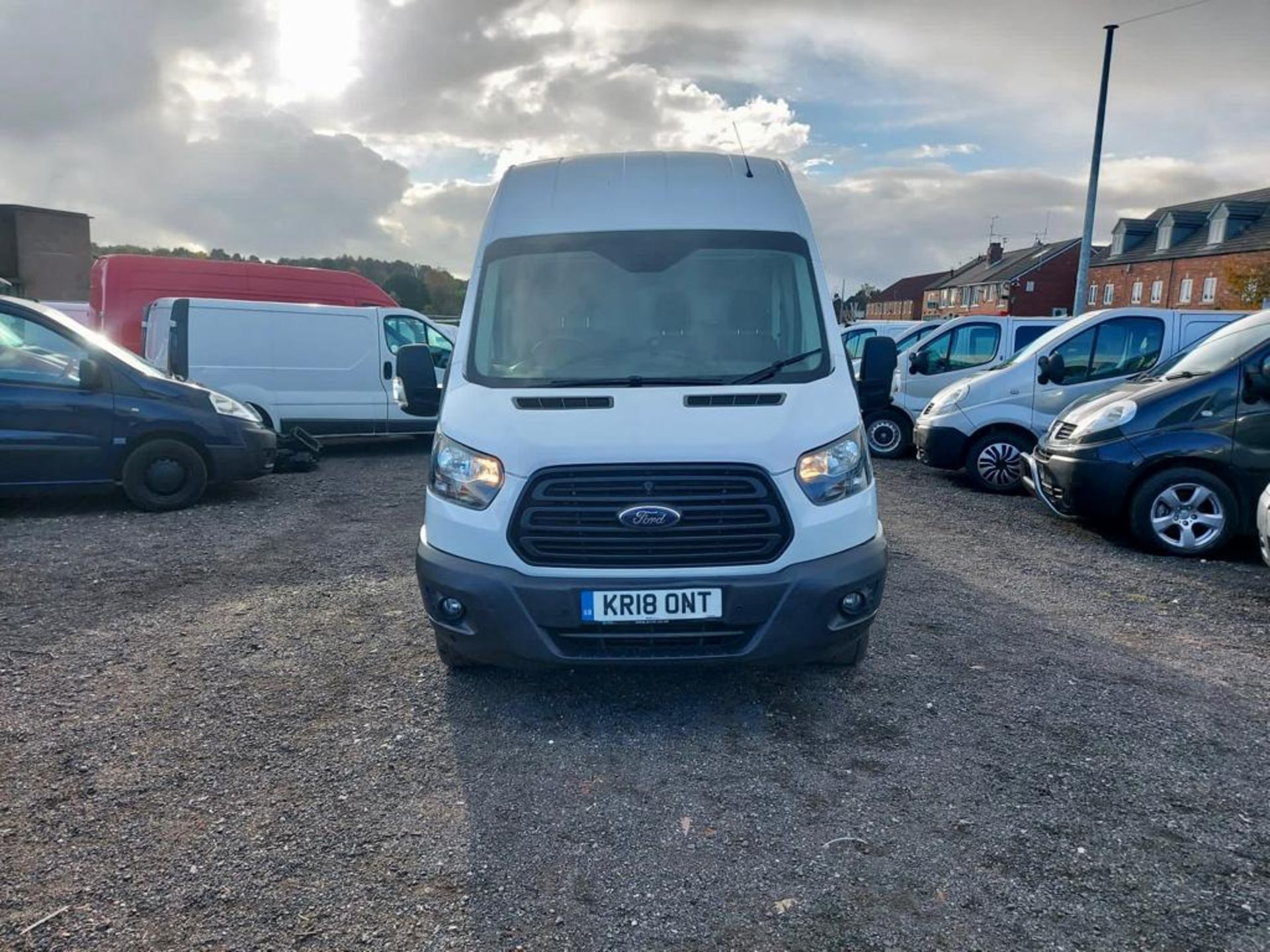 ABC - 2018 FORD TRANSIT 350 WHITE PANEL VAN *NO VAT* DATE OF ...