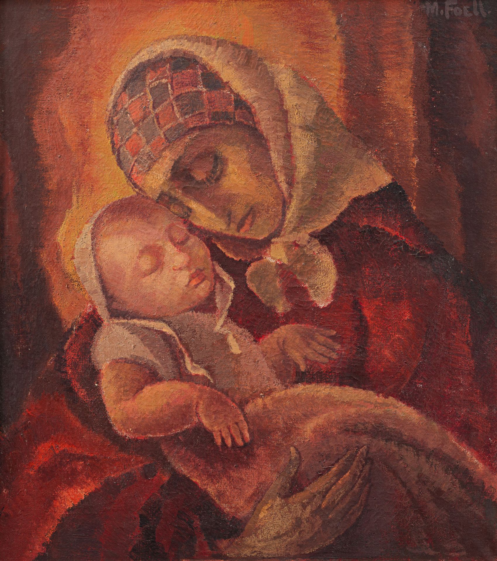 Hiller-Foell, MariaOdessa, 1880 - Stuttgart, 194365 x 59 cm, R.Mutter ...