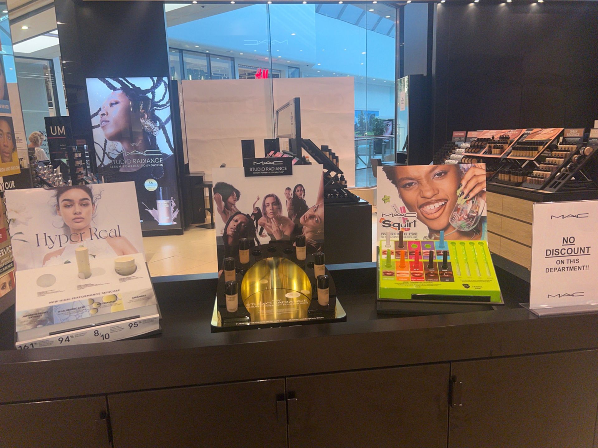 MAC Stand Excludes make up Approximate Dimensions Length - 94cm Width ...