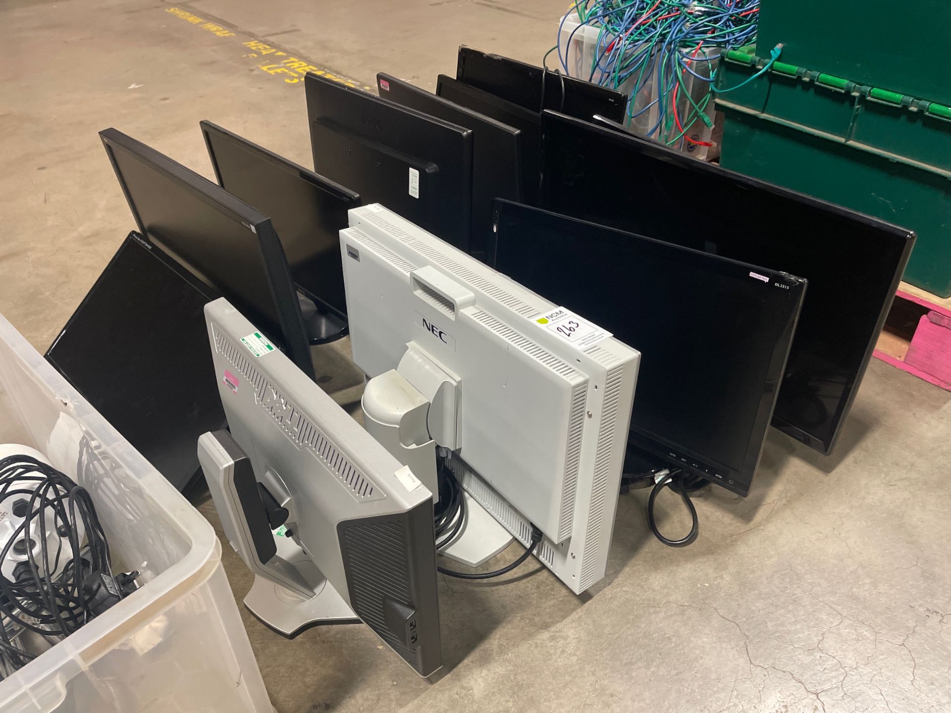 Computer Monitors x 12 Untested