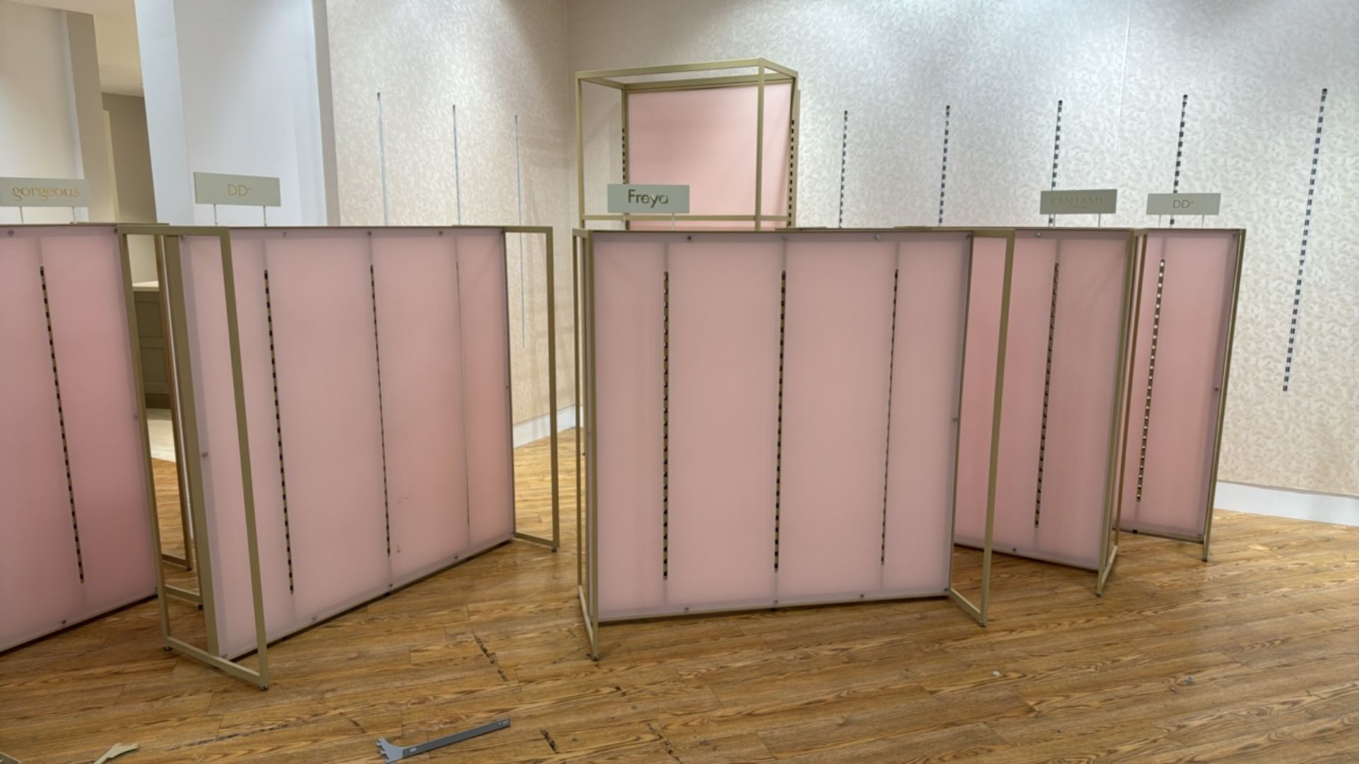 Pink and Gold Retail Display Units x5 Approximate Dimensions: Height ...