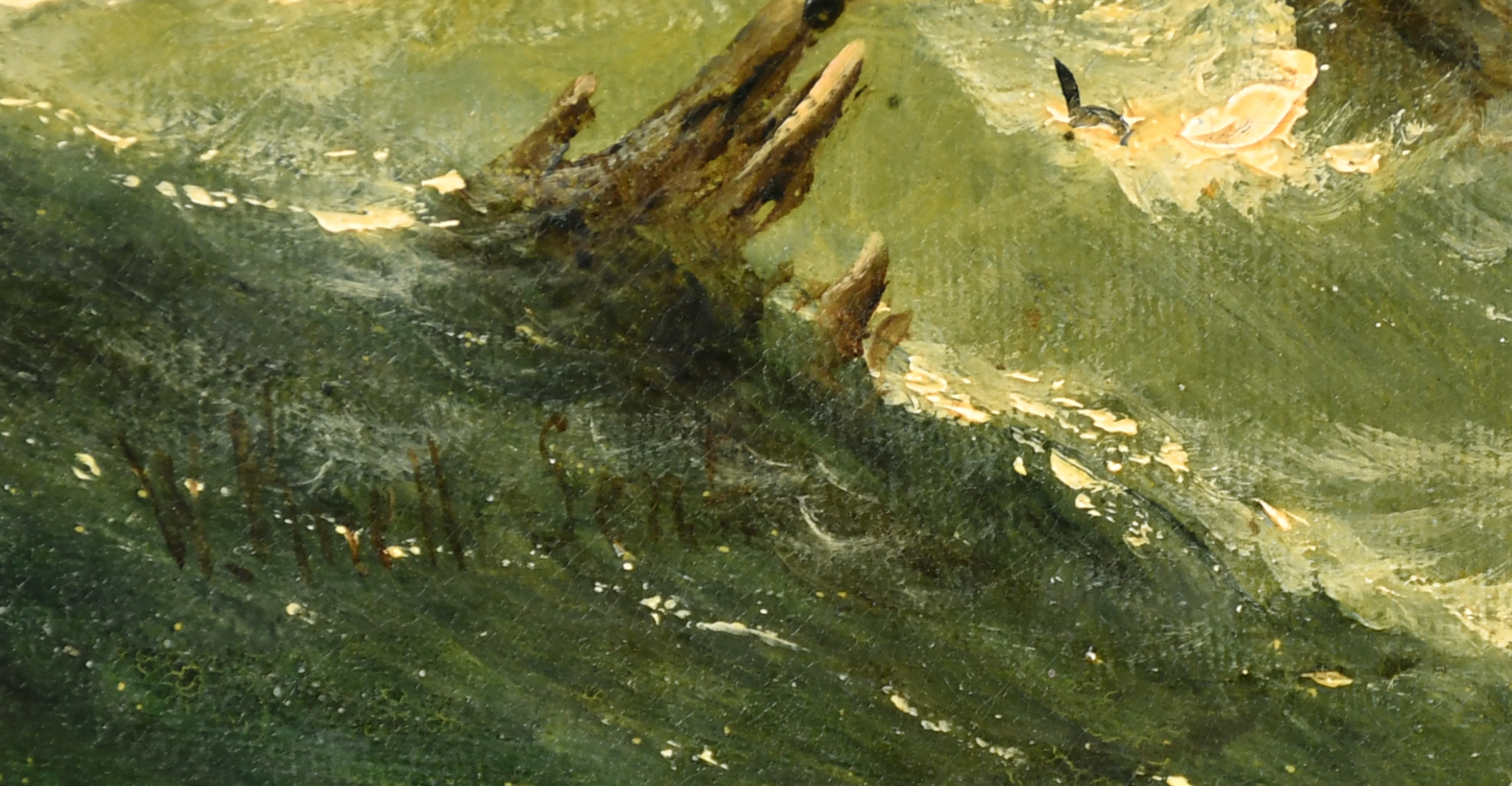 William Callcott Knell (1830-1880) British. "Morning after the Wreck ...
