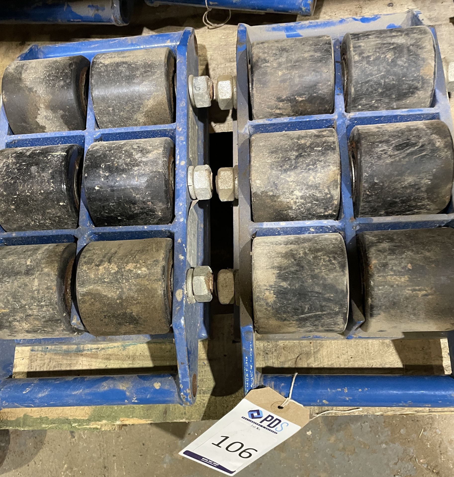 Two 6-Wheel Machine Skates (Location Rochester. Please Refer to General ...