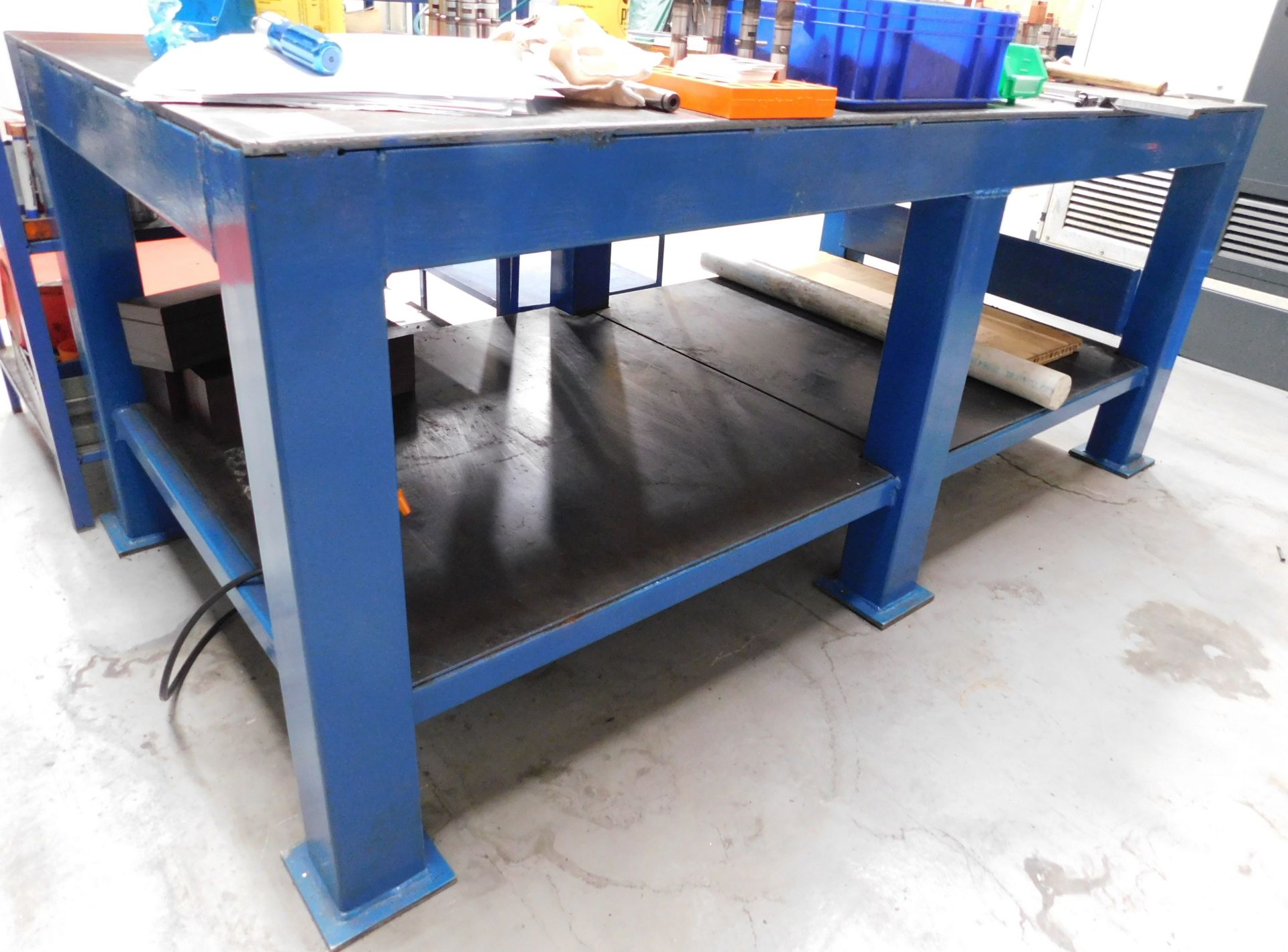 Fabricated Work Bench, 2000mm x 1010mm (Located North Manchester ...