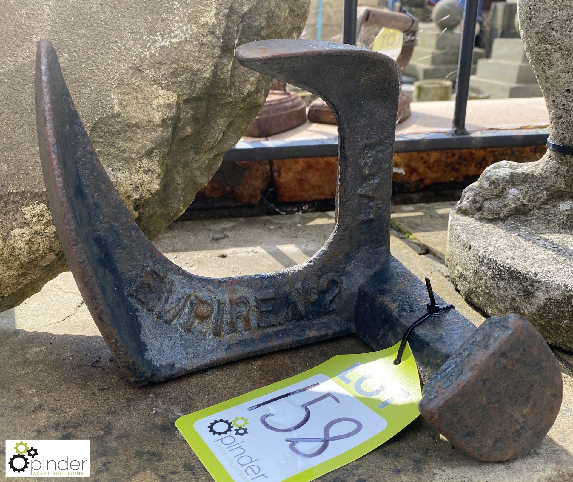 An original Victorian cast iron Cobblers Last, model no “Empire No 2 ...