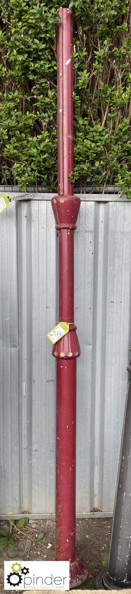 A cast metal decorative Veranda Pillar, circa late 1900’s, approx. 9ft ...