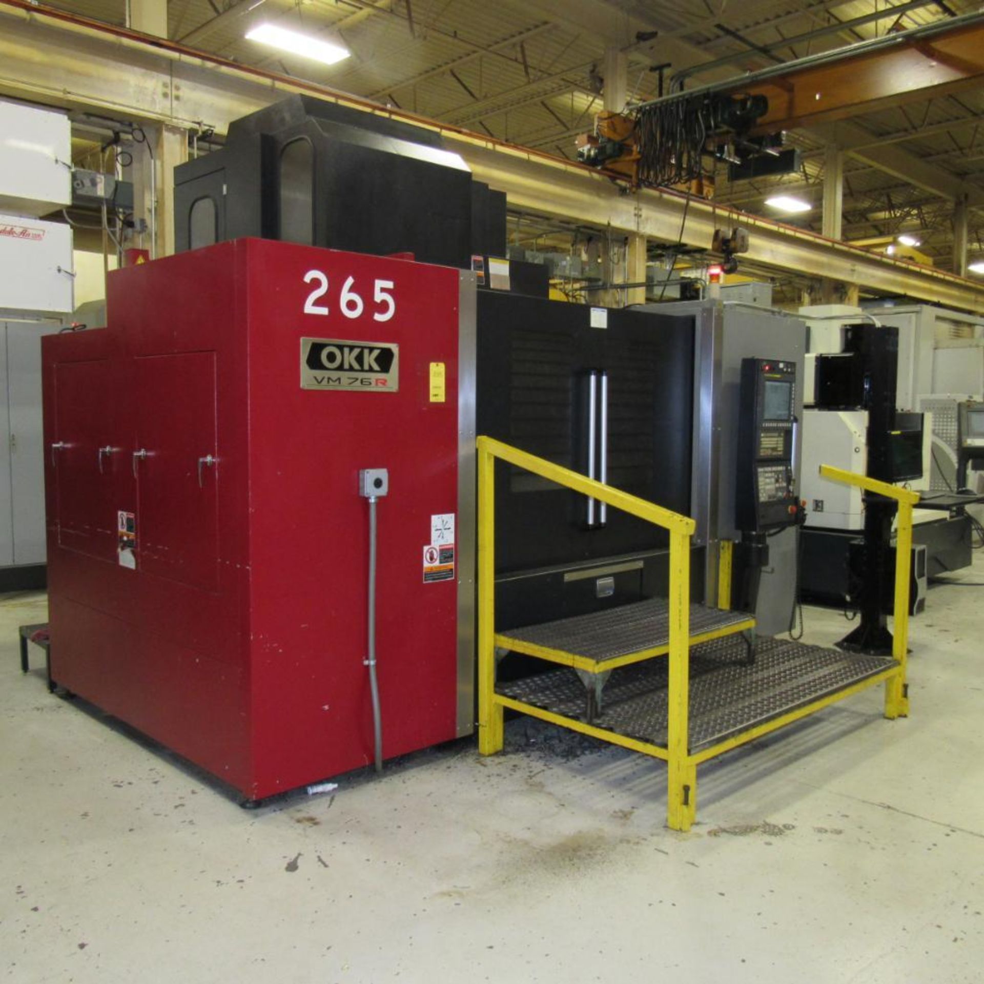 OKK VM76R CNC Vertical Machining Center, Travels: X-60.63", Y-29.92", Z ...