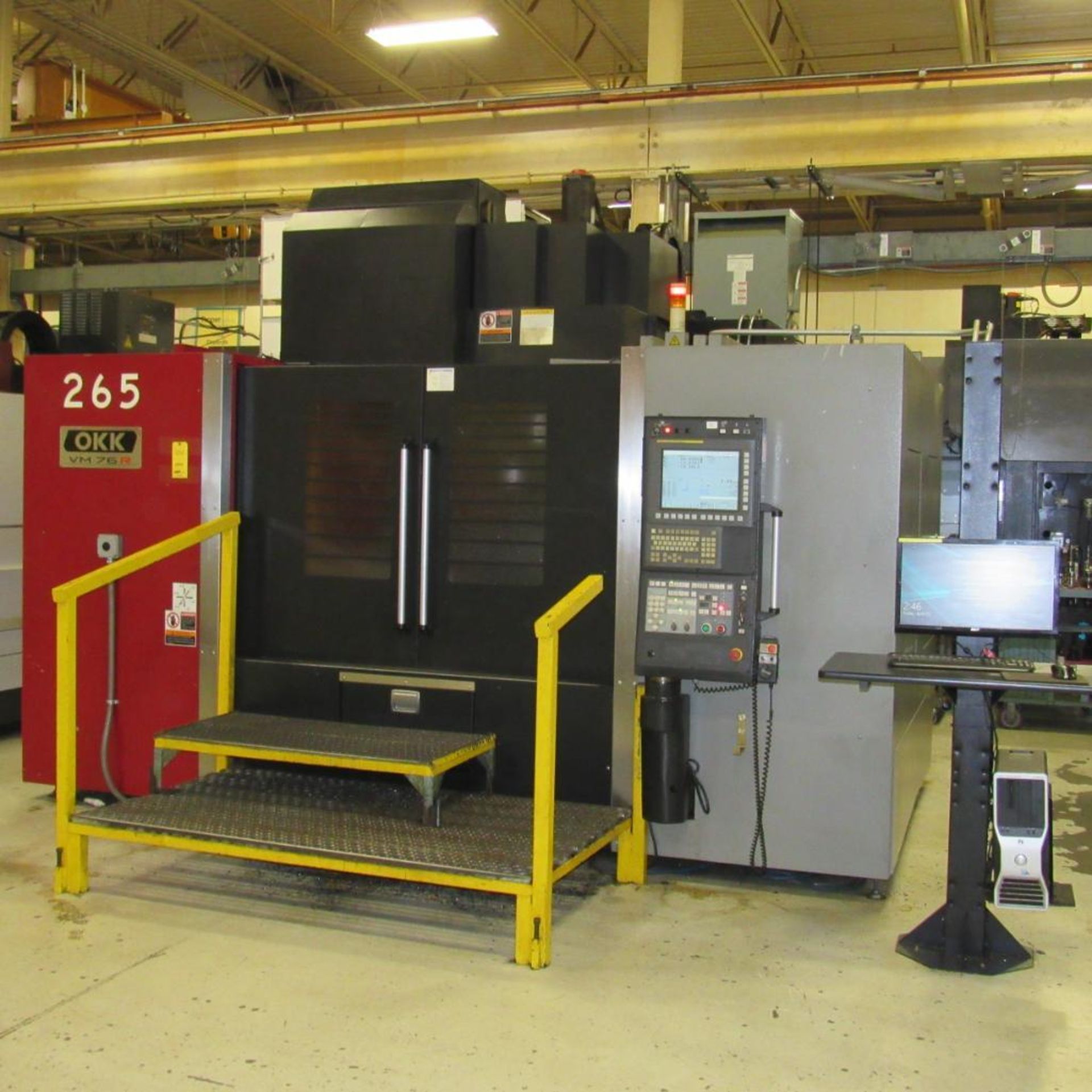 OKK VM76R CNC Vertical Machining Center, Travels: X-60.63", Y-29.92", Z ...