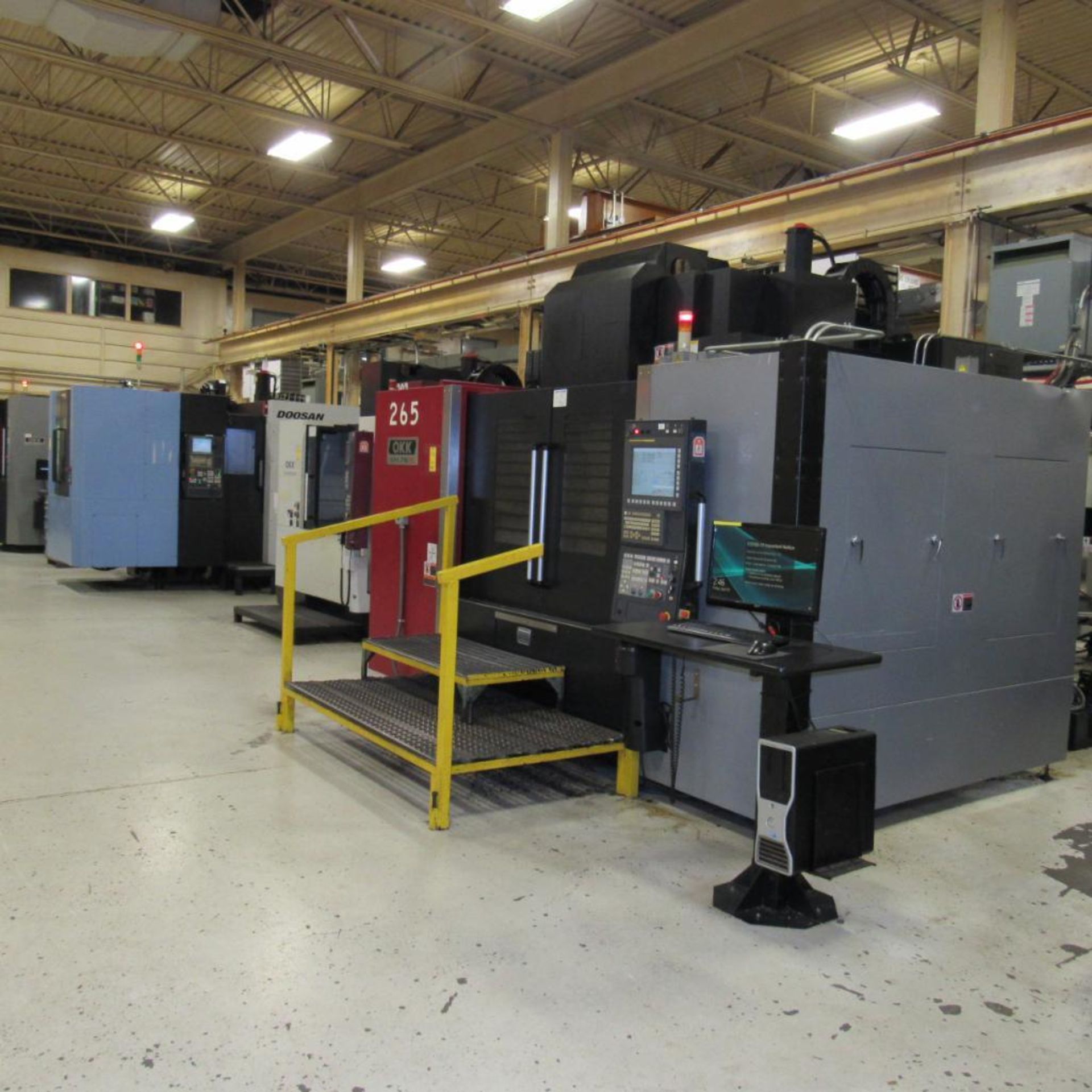 OKK VM76R CNC Vertical Machining Center, Travels: X-60.63", Y-29.92", Z ...
