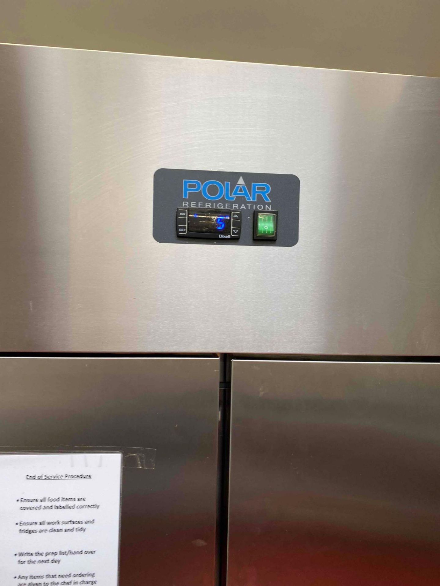 Polar Gs96-02 Double Door Fridge (Kitchen)