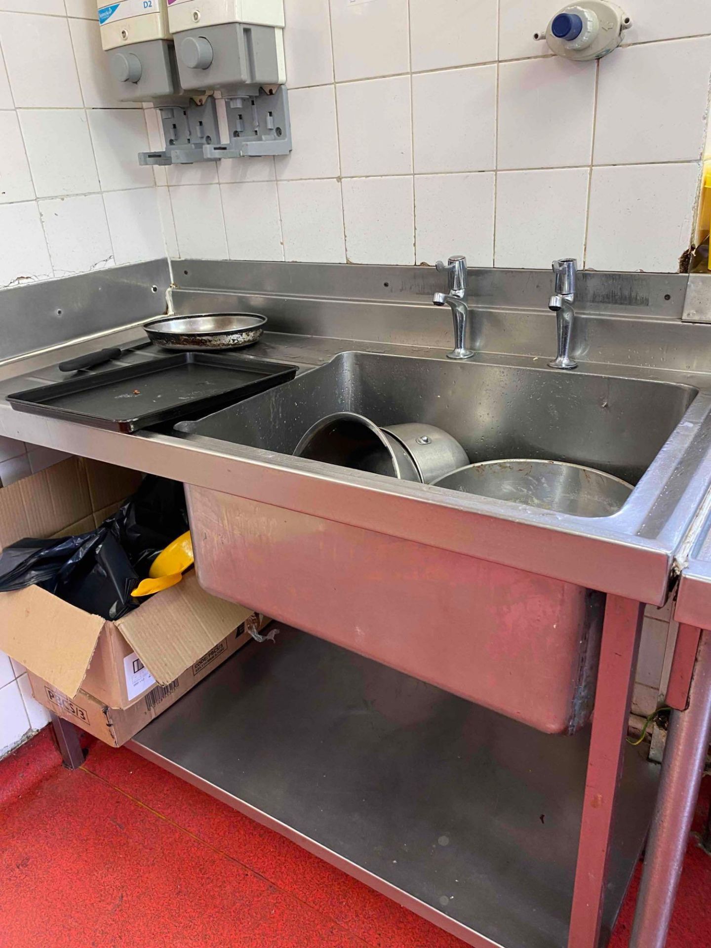 Single Bowl Sink Unit With Drawer And Shelf (Kitchen)