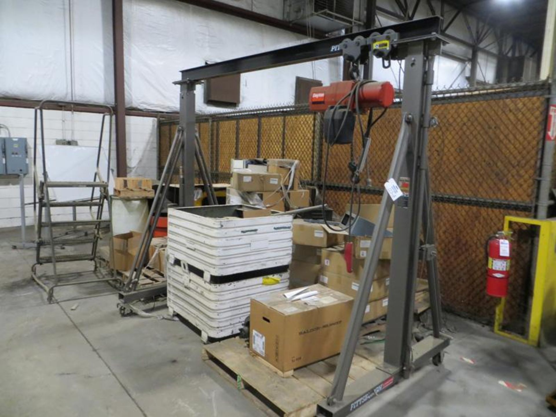 Pittsburgh 1-ton gantry crane with Dayton 1-ton hoist