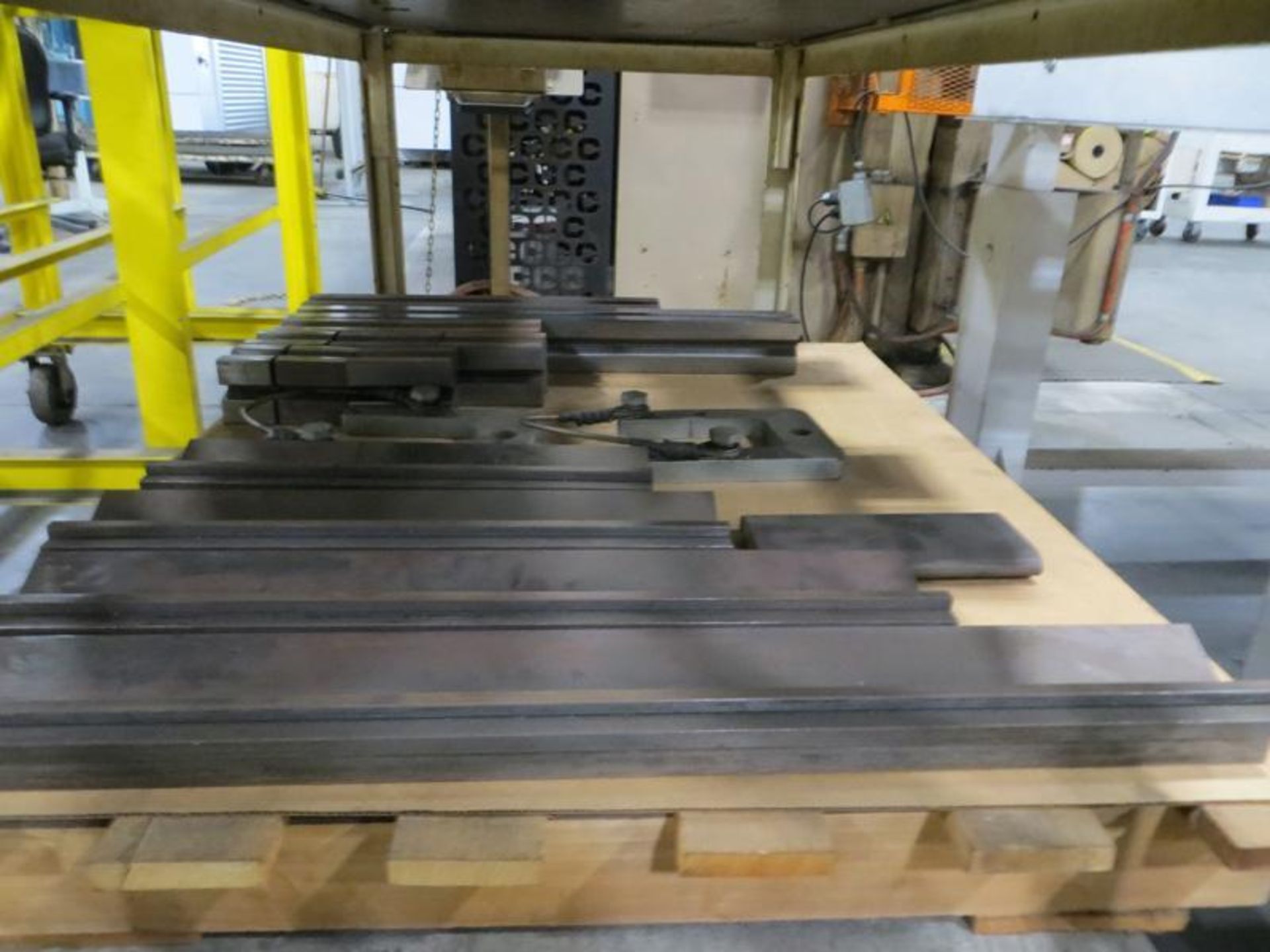 { Group of lots: 89, 91, 92 } Cart with Wilson brake press tooling