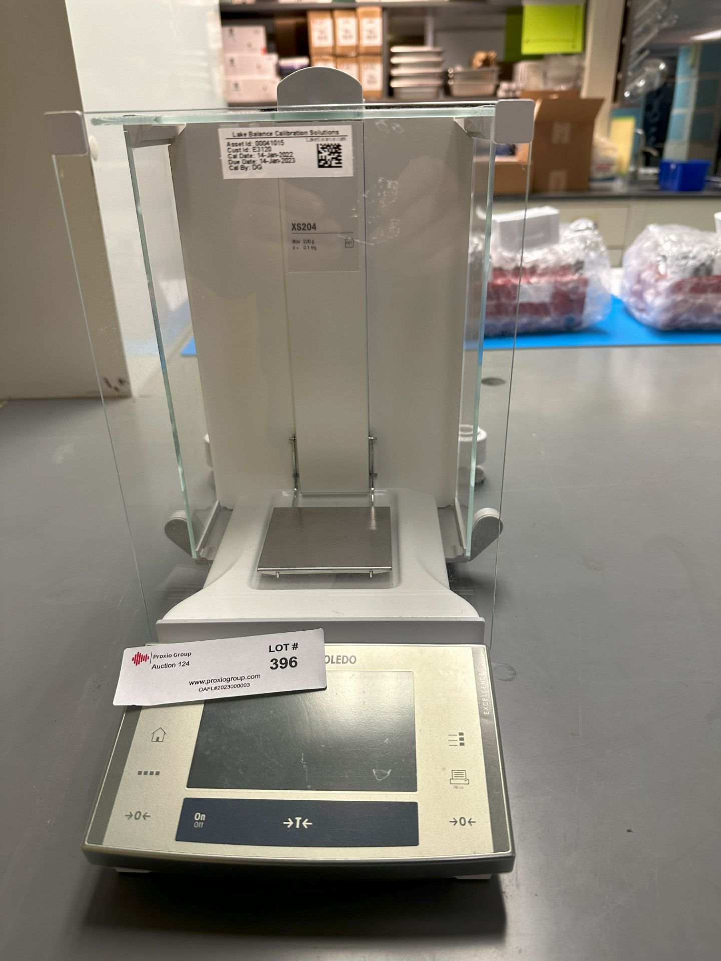Mettler Toledo Model XS 204 Analytical Balance, Max= 220g, d= 0.1mg, S ...