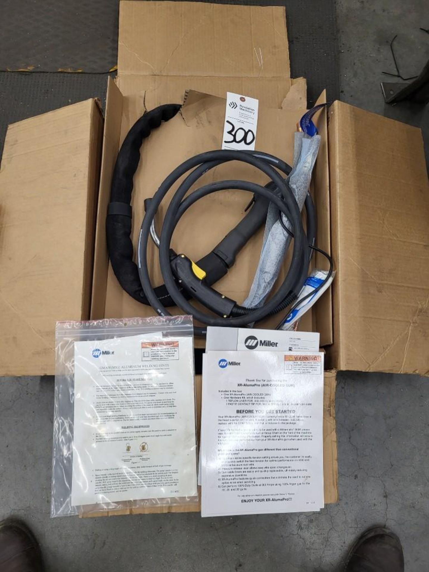 MILLER XR-ALUMAPRO AIR COOLED GUN 25FT SN MH370209T Item Location ...