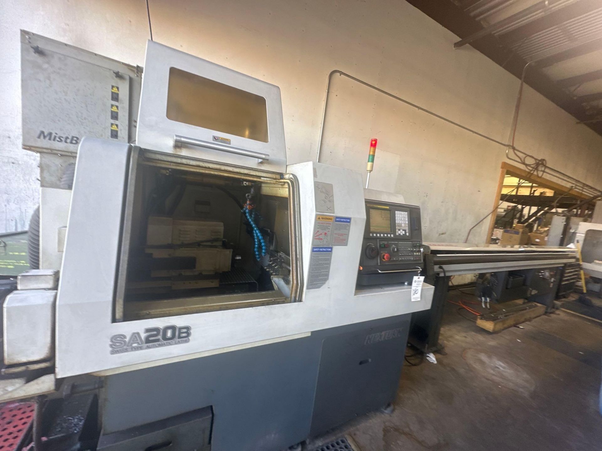 2012 NEXTURN SA20B SWISS LATHE WITH 12’ BARFEED SN:LB2000628 ...