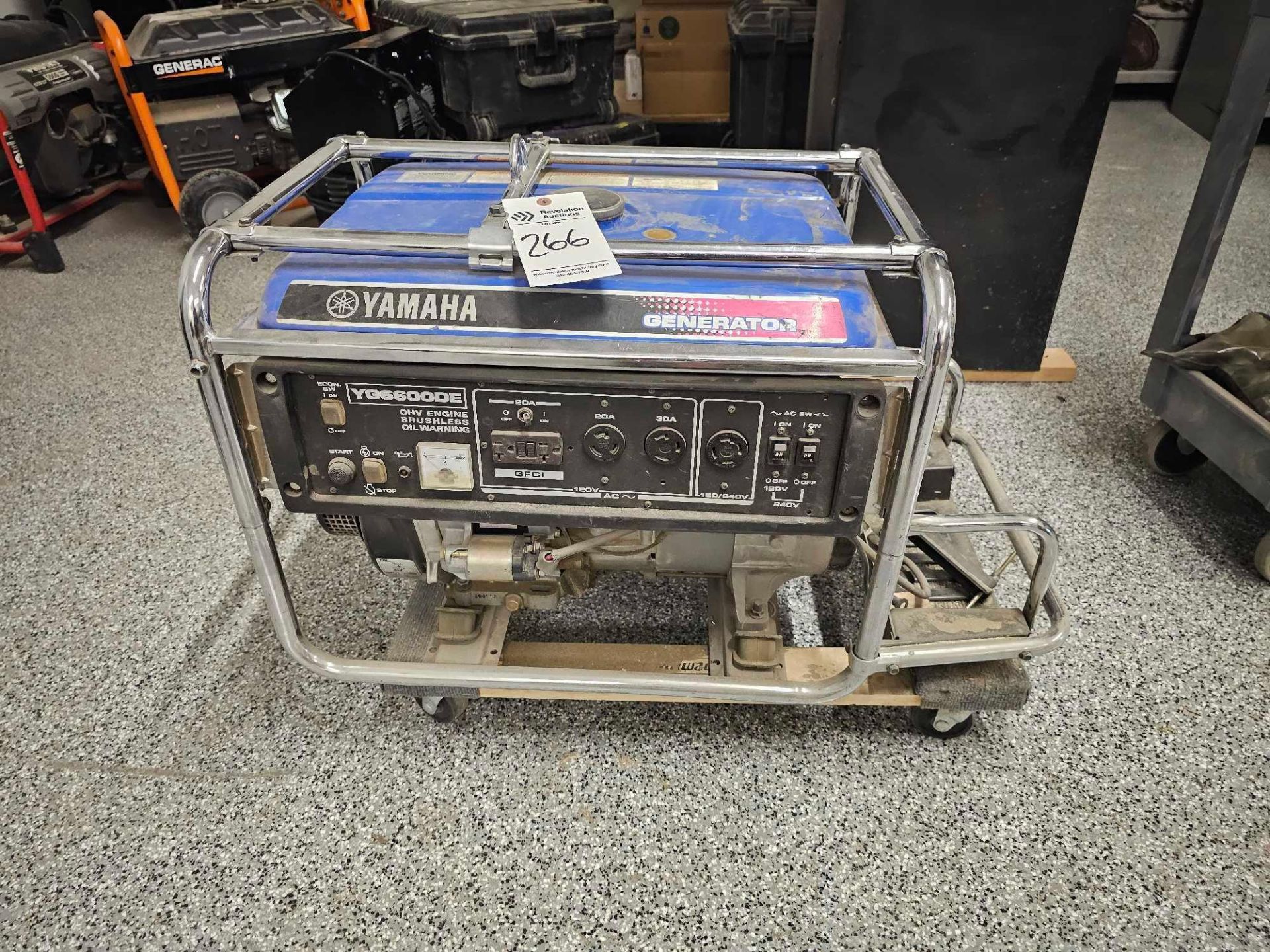 YAMAHA YG6600DE GAS GENERATOR Item Location - Phoenix, AZ