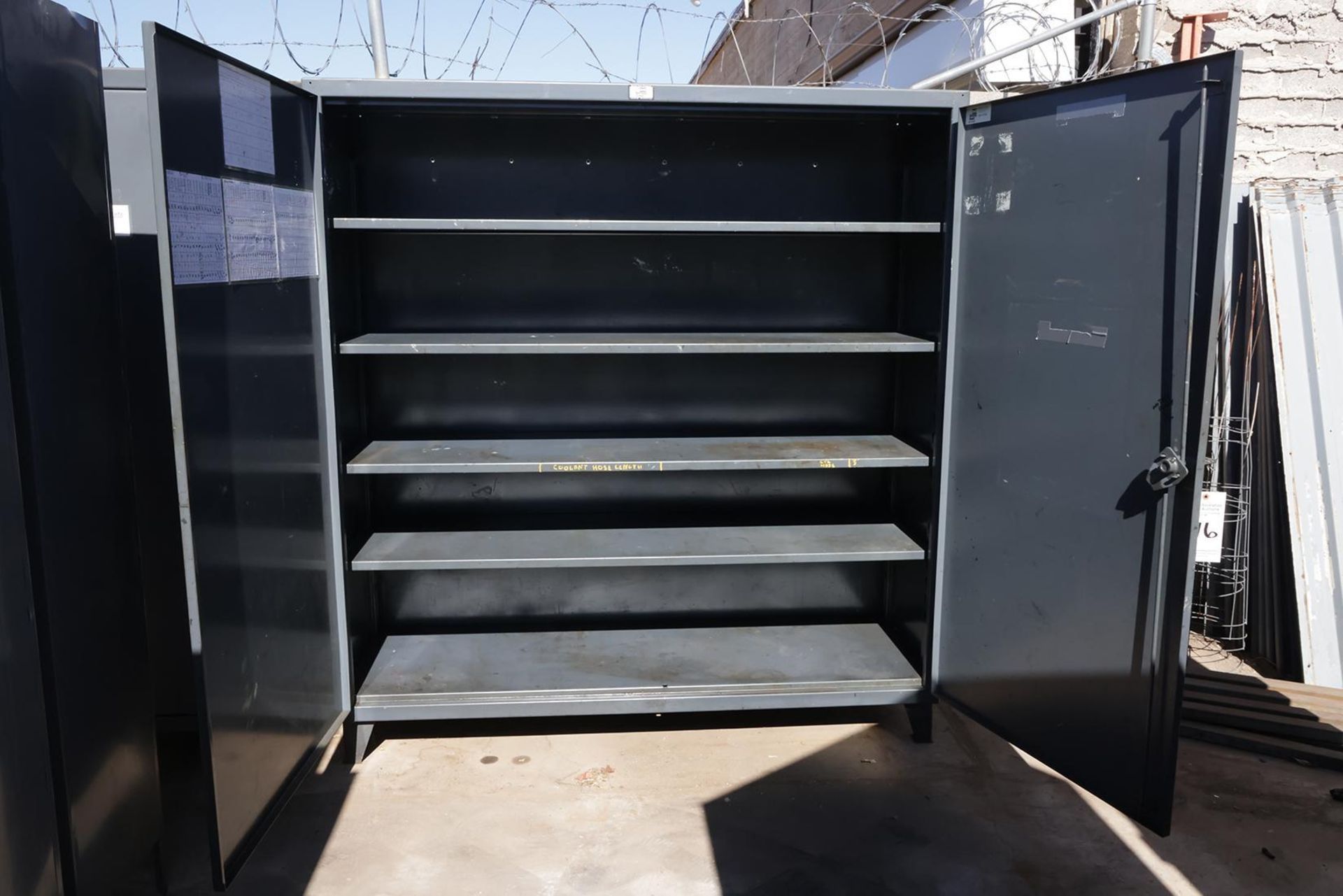 STRONGHOLD CABINET 72” HEAVY DUTY INDUSTRIAL STORAGE CABINET Item ...