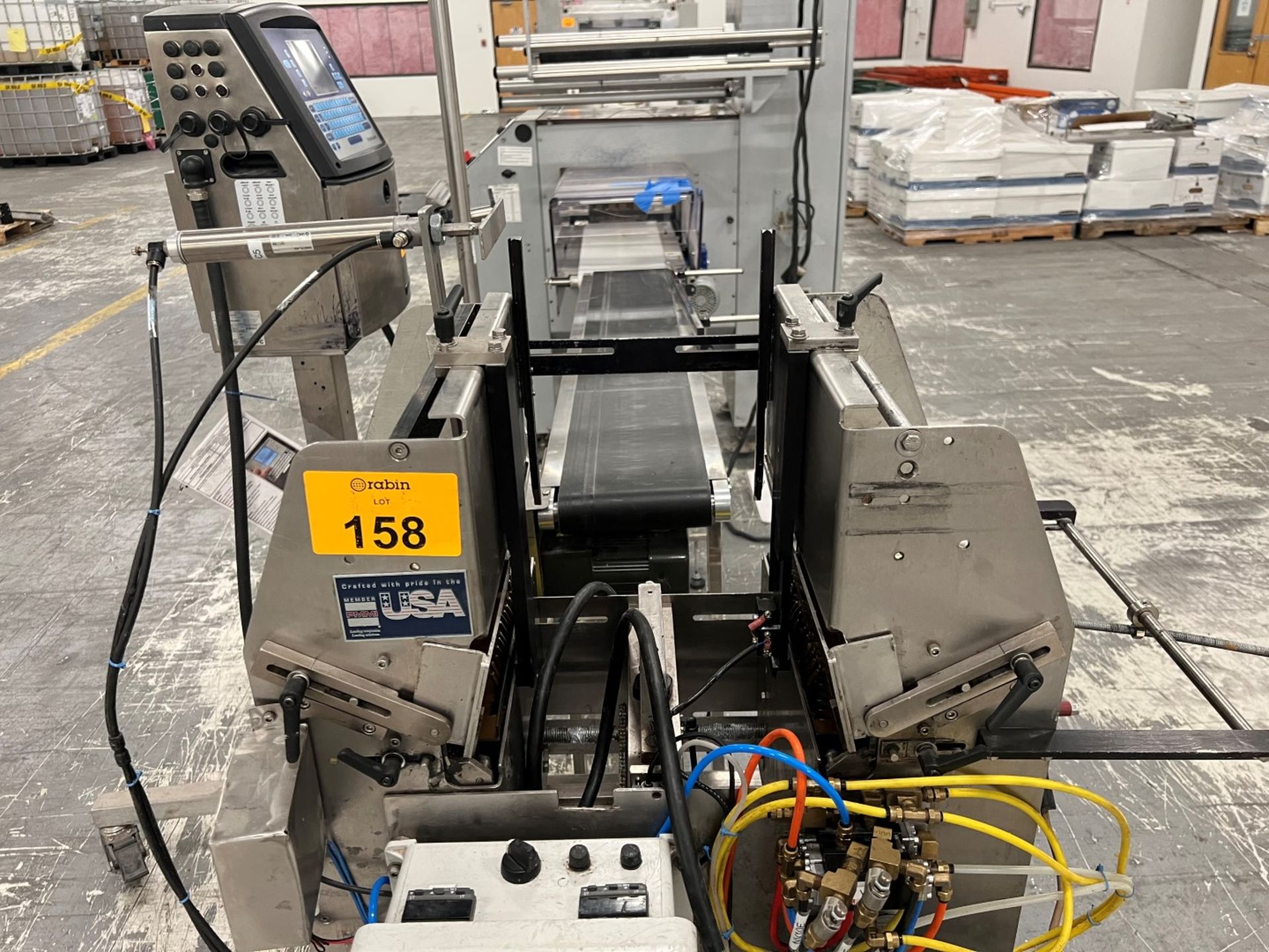 Econoseal model Twin SEAL-9635, s/n 9976, stainless carton sealer ...