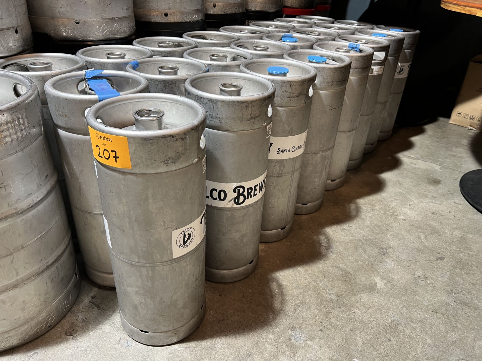 [LOT] of (24) Kegs, sixth-barrel, 5.2 gals as shown