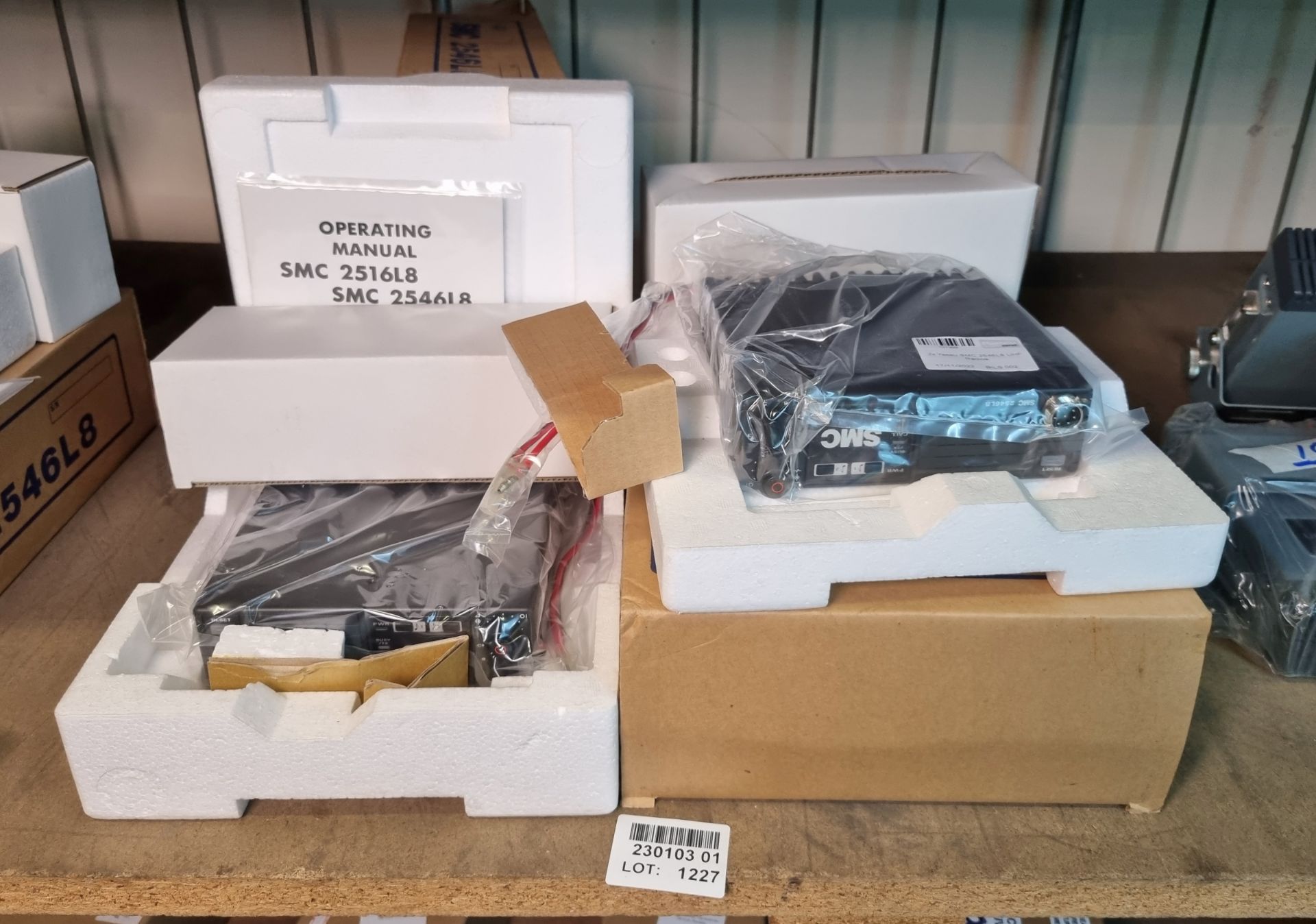 2x Yaesu SMC 2546L8 UHF Radios