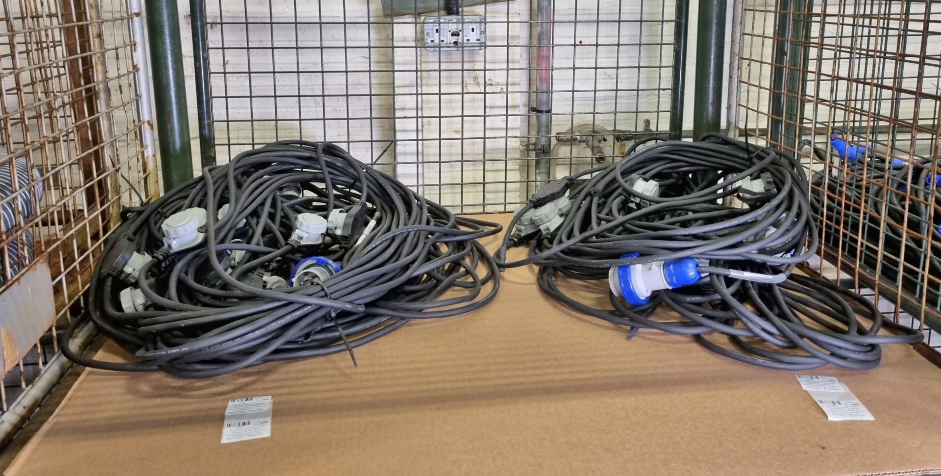 2x LTC IEMMEQU Triflex HO7RN-F tricore extension cables with Scame 218. ...