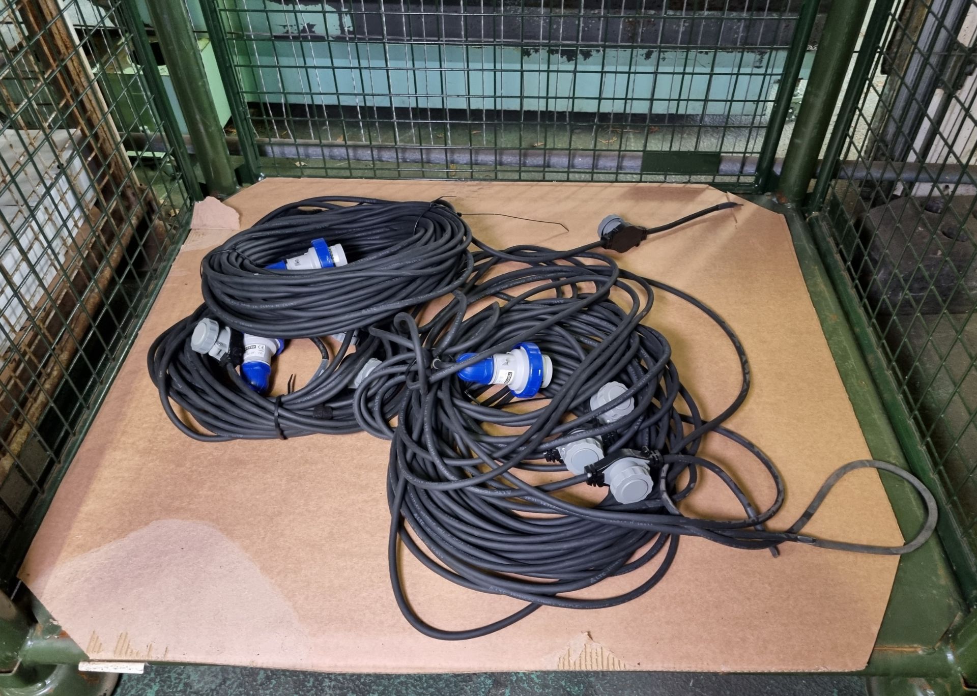 3x LTC IEMMEQU Triflex HO7RN-F tricore extension cables with Scame 218. ...