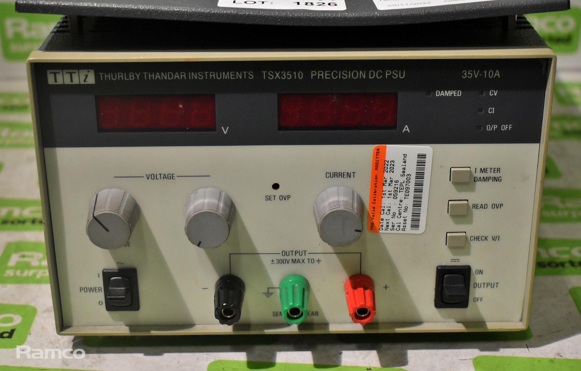 Thurlby Thandar instruments TSX3510 bench power supply