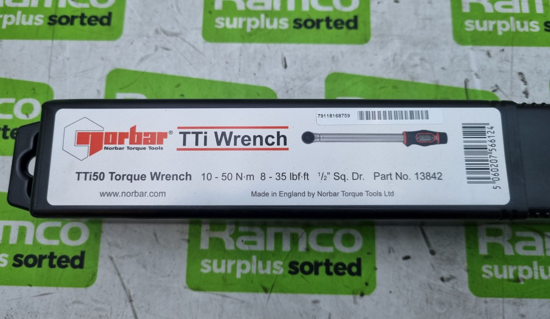Norbar TTi50 1/2" torque wrench