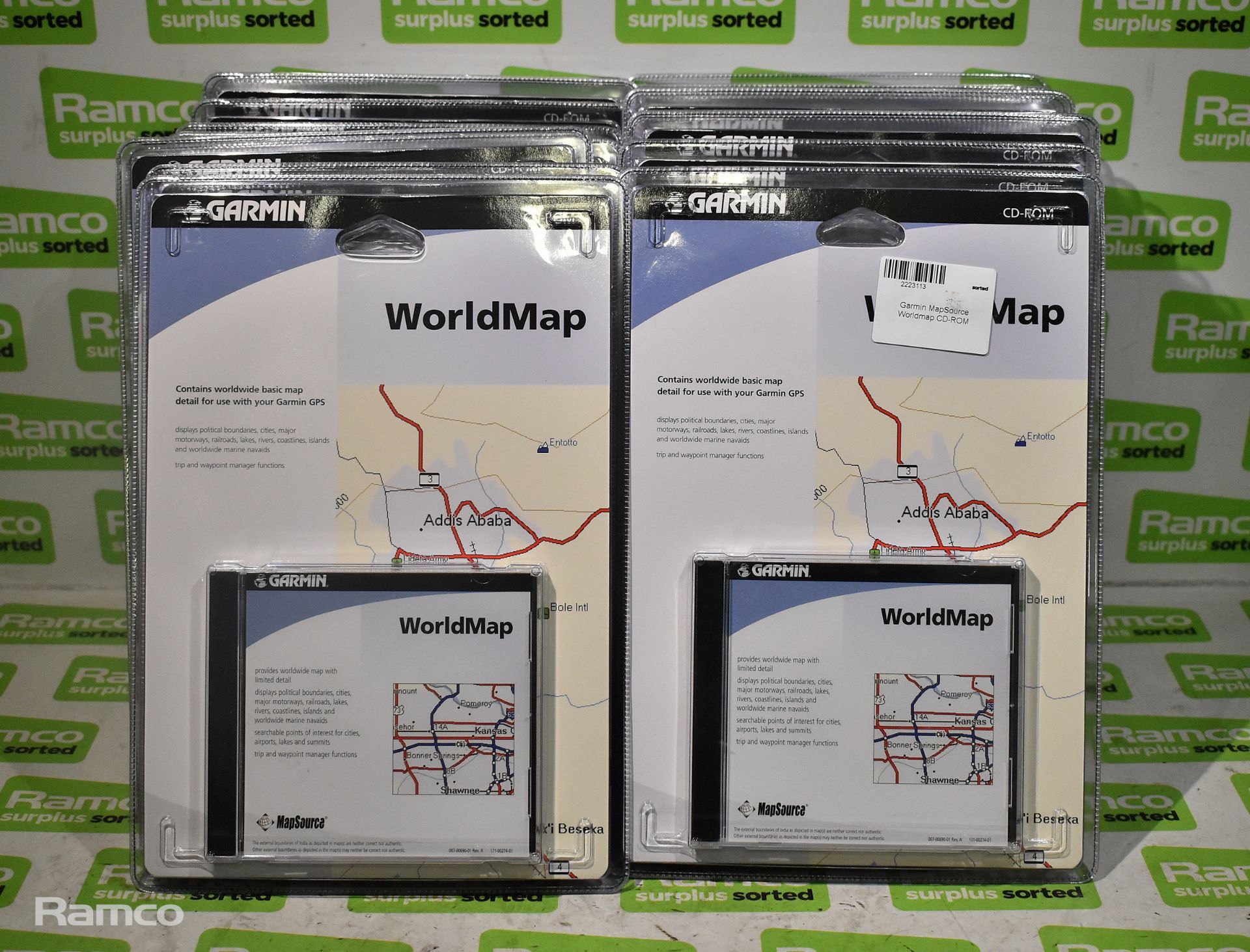 20x Garmin MapSource Worldmap CD-ROMs