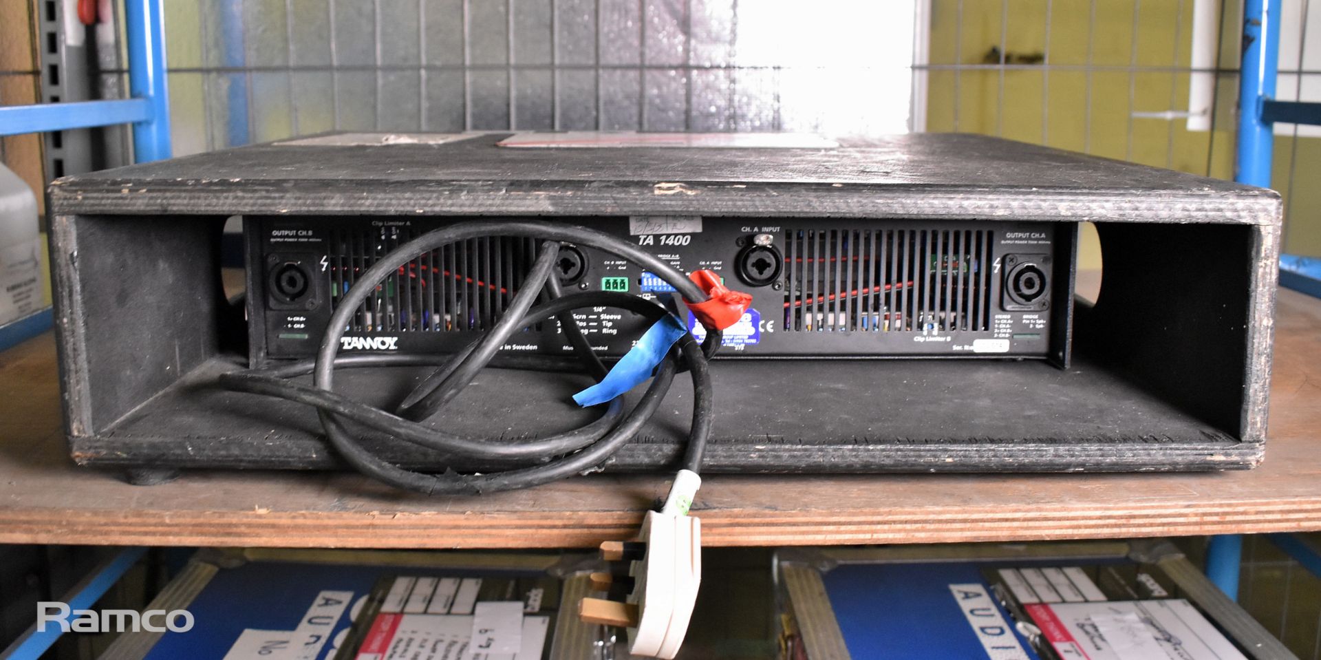 Tannoy TA 1400 power amplifier in hard black case