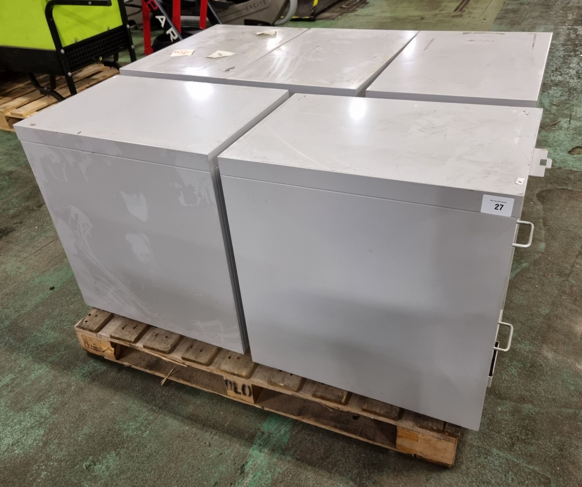 4x 2 drawer secure metal filing cabinets with mark 4 manifoil ...