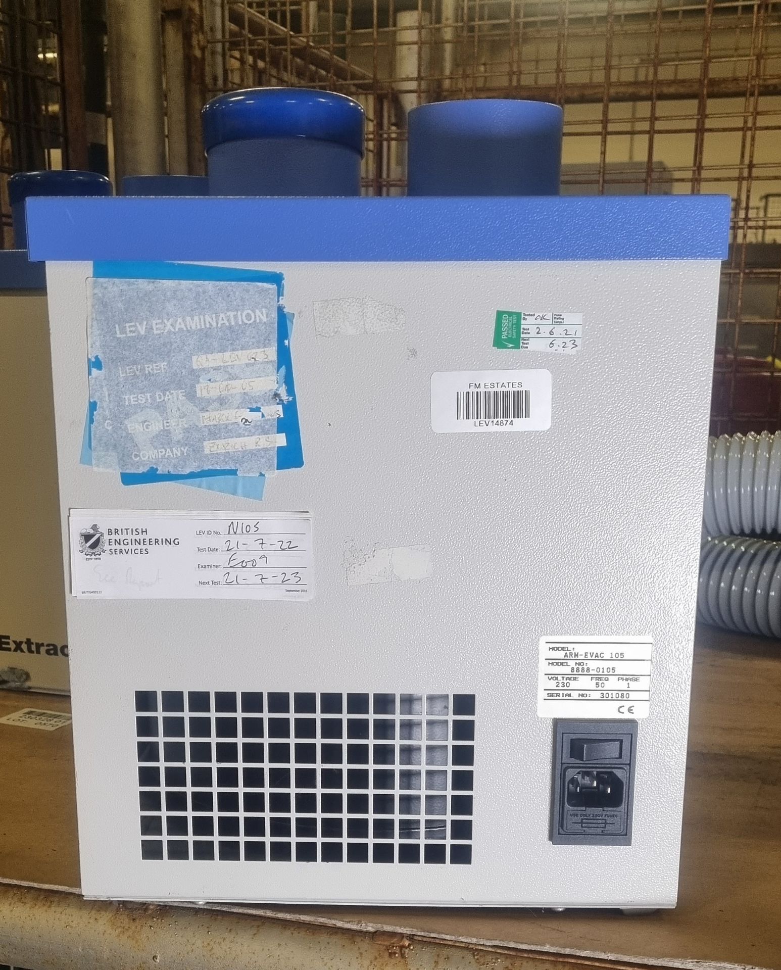 PACE Arm-Evac 105 fume extractor - 240V