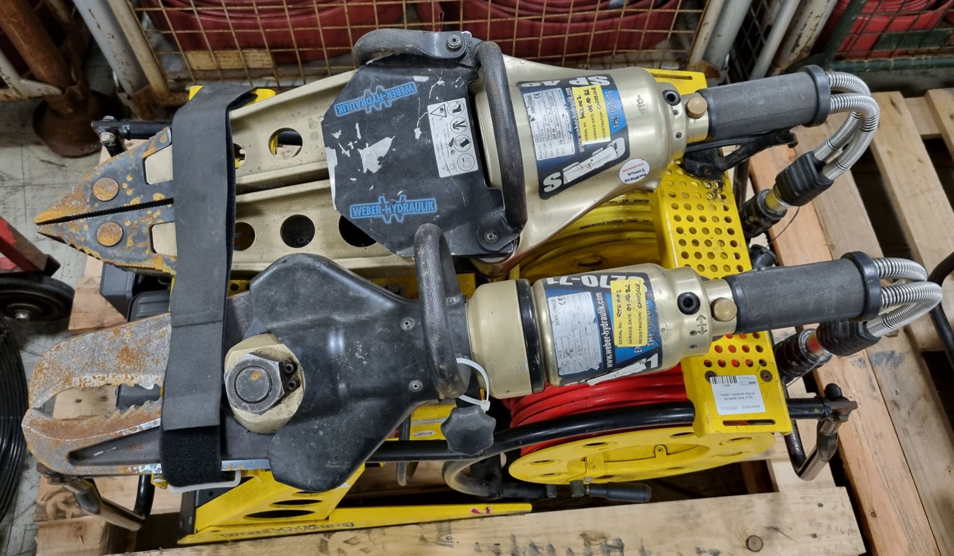 Weber Hydraulik jaws of life kit Weber Hydraulik power pack with Briggs ...