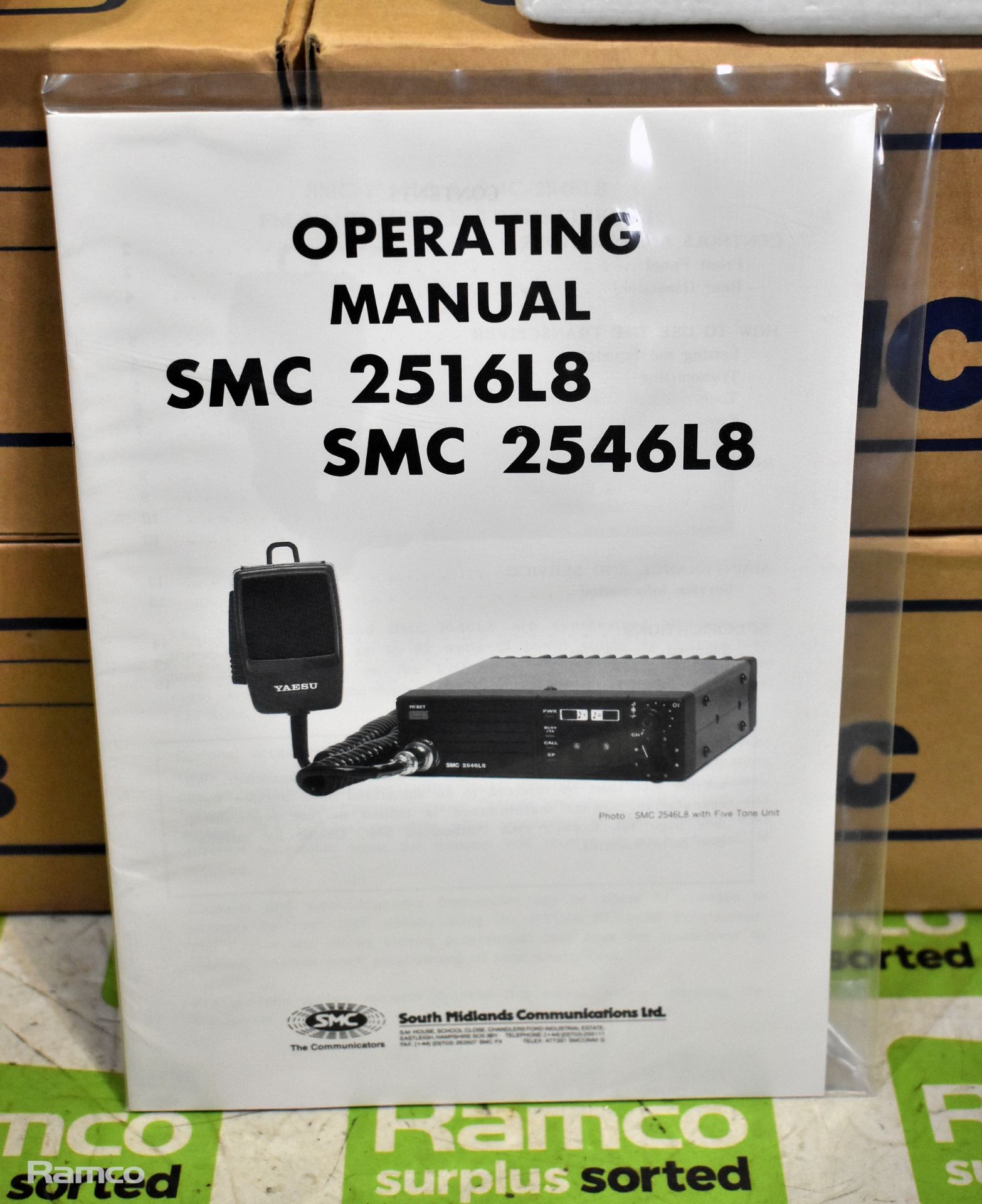 4x Yaesu SMC 2546L8 Radios