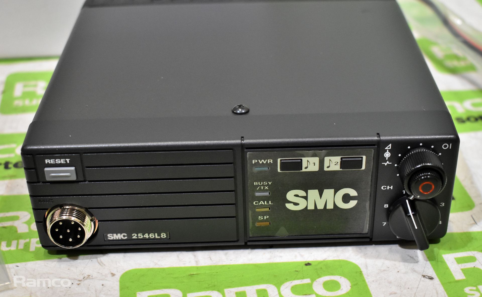 4x SMC 2546L8 UHF FM transceiver radios - boxed with power cable and ...