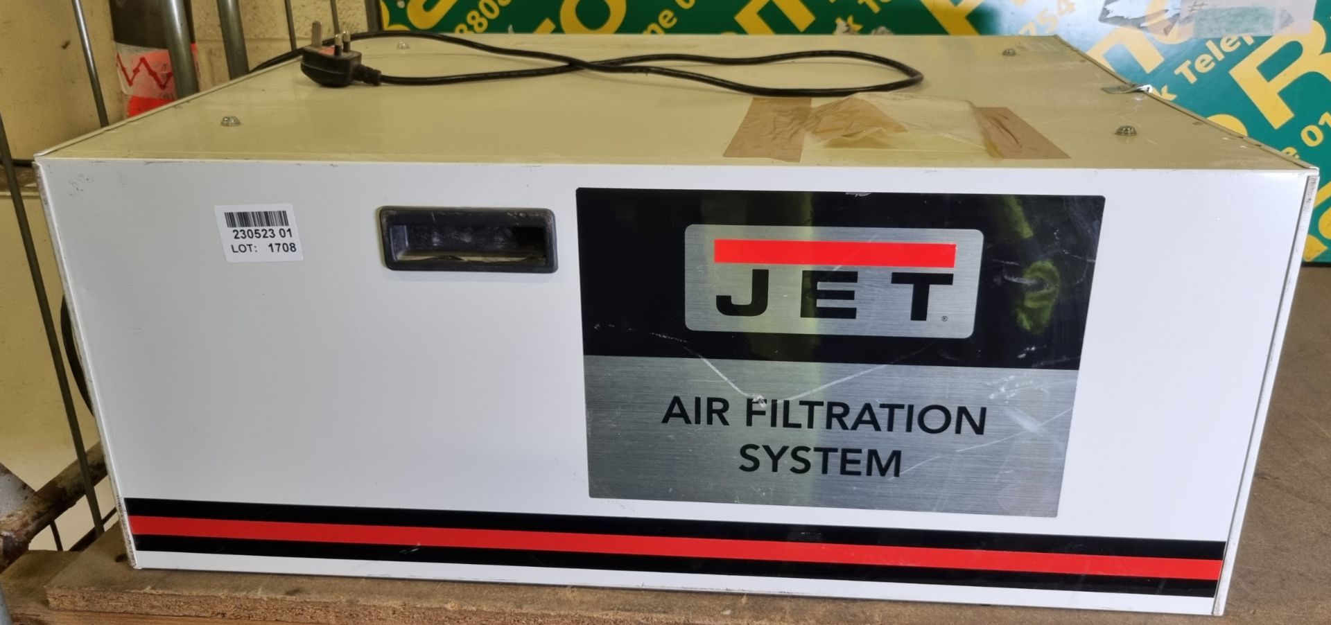 Jet AFS-1000B 3 speed air filtration system - 230V - L 770 x W 610 x H ...