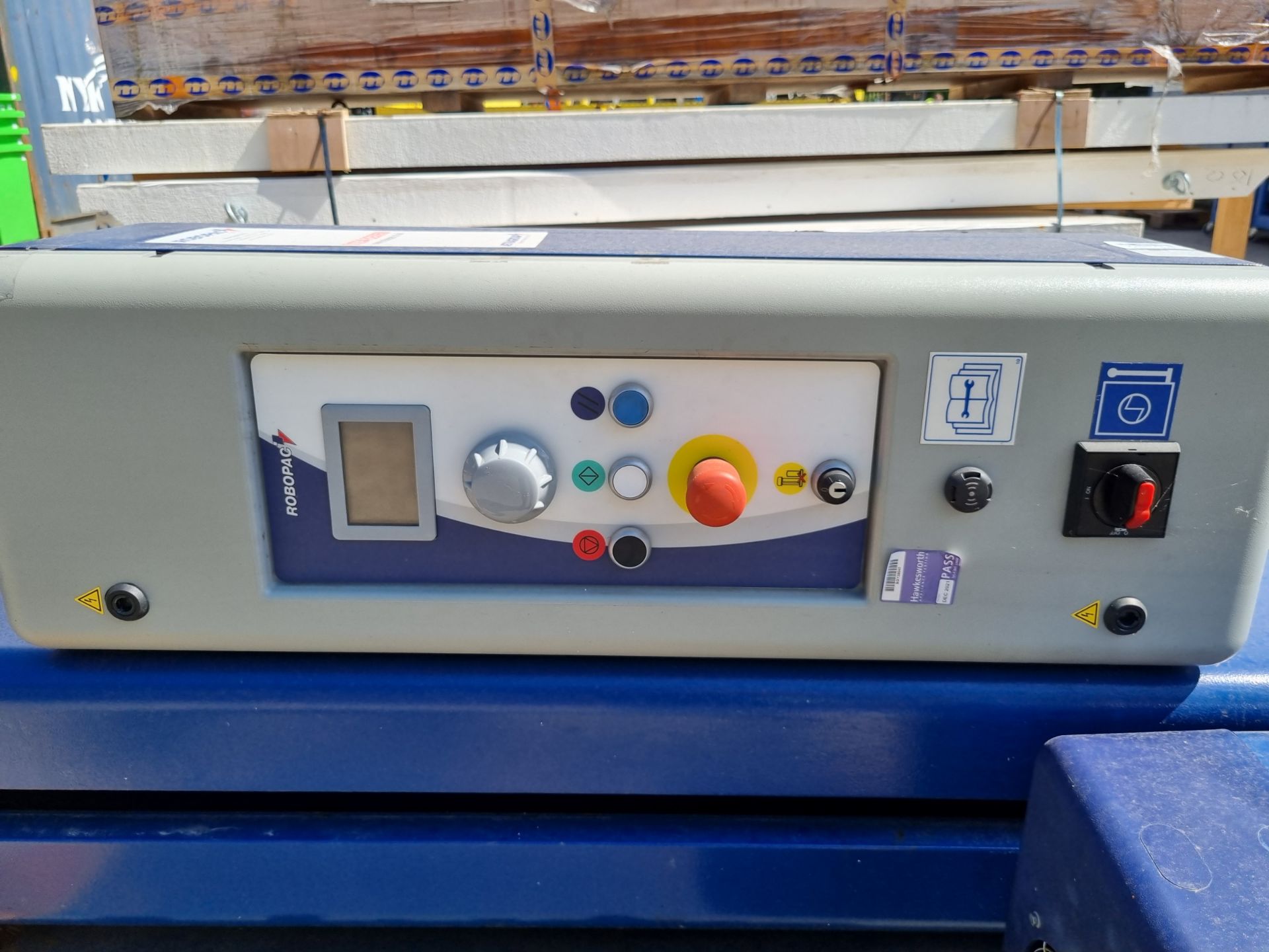 Robopac Masterplat plus PGS pallet wrapping machine - single phase 230V ...